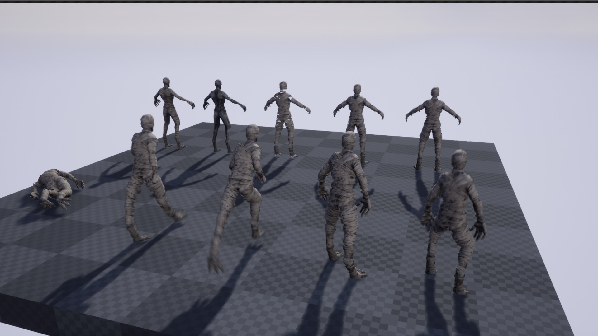 Ivan Prudnikov - Mummy Low-poly 3D model