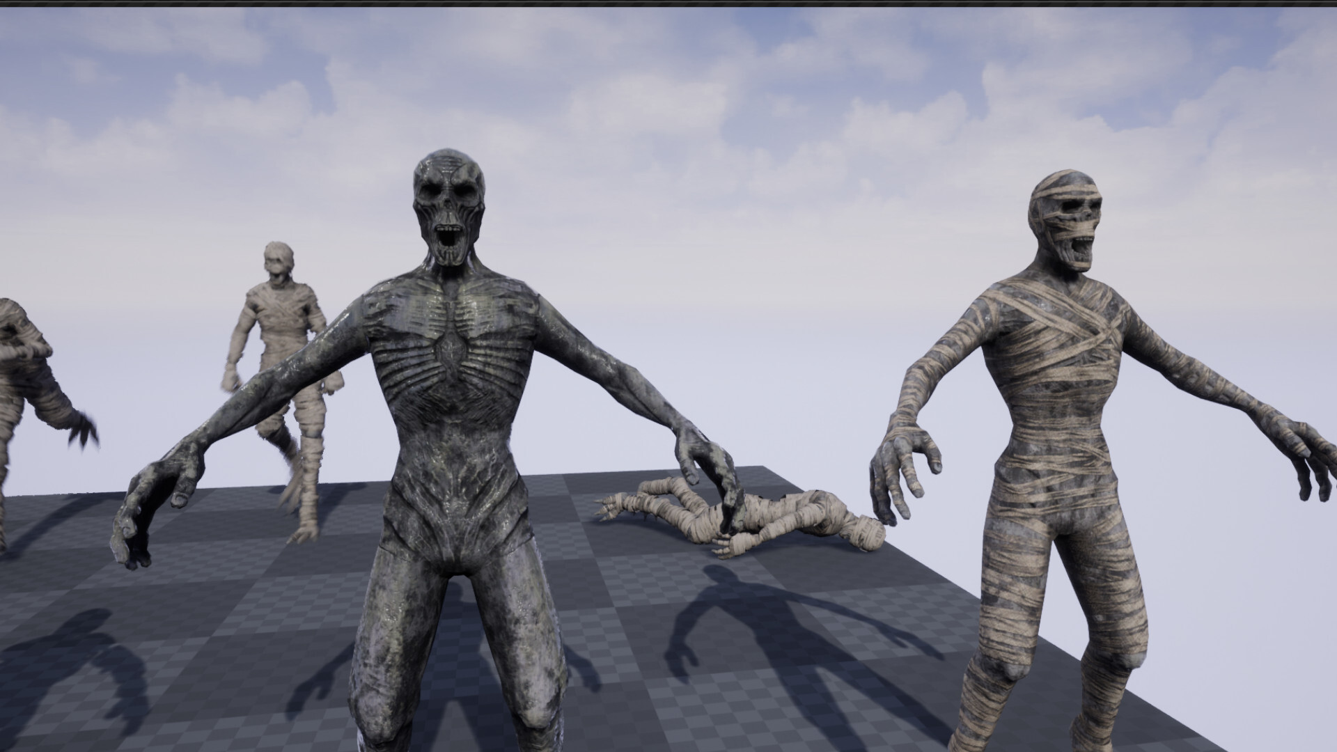 Ivan Prudnikov - Mummy Low-poly 3D model