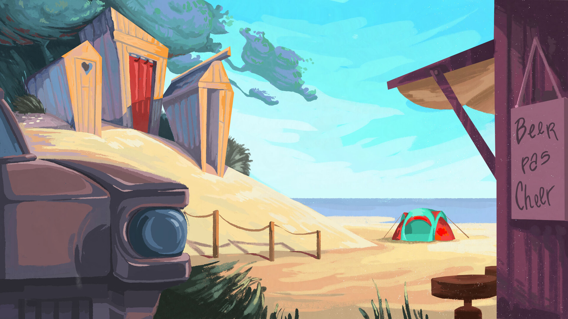 ArtStation - Beer beach