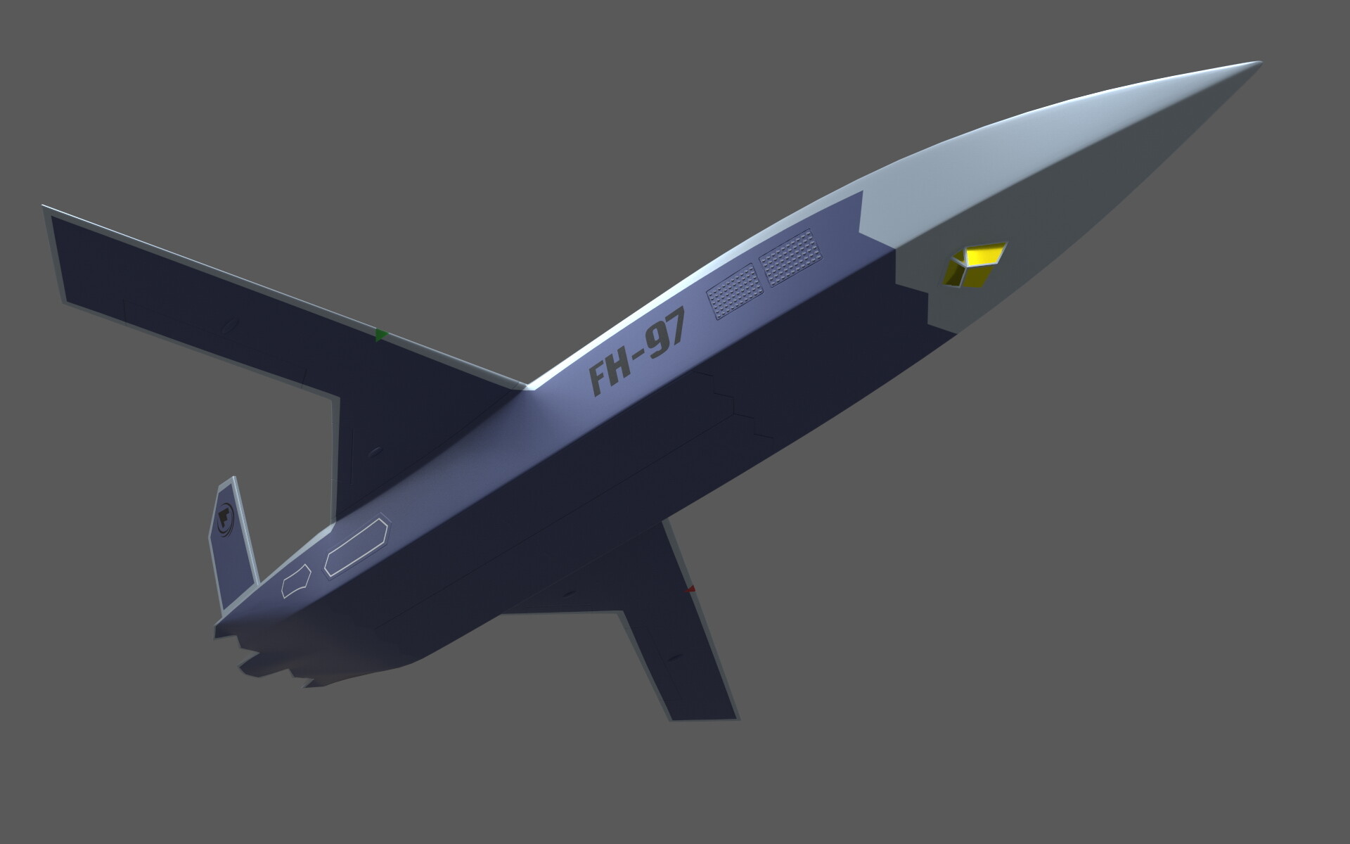 Denis Galayko - CASC FH-97 UAV system concept 3D model