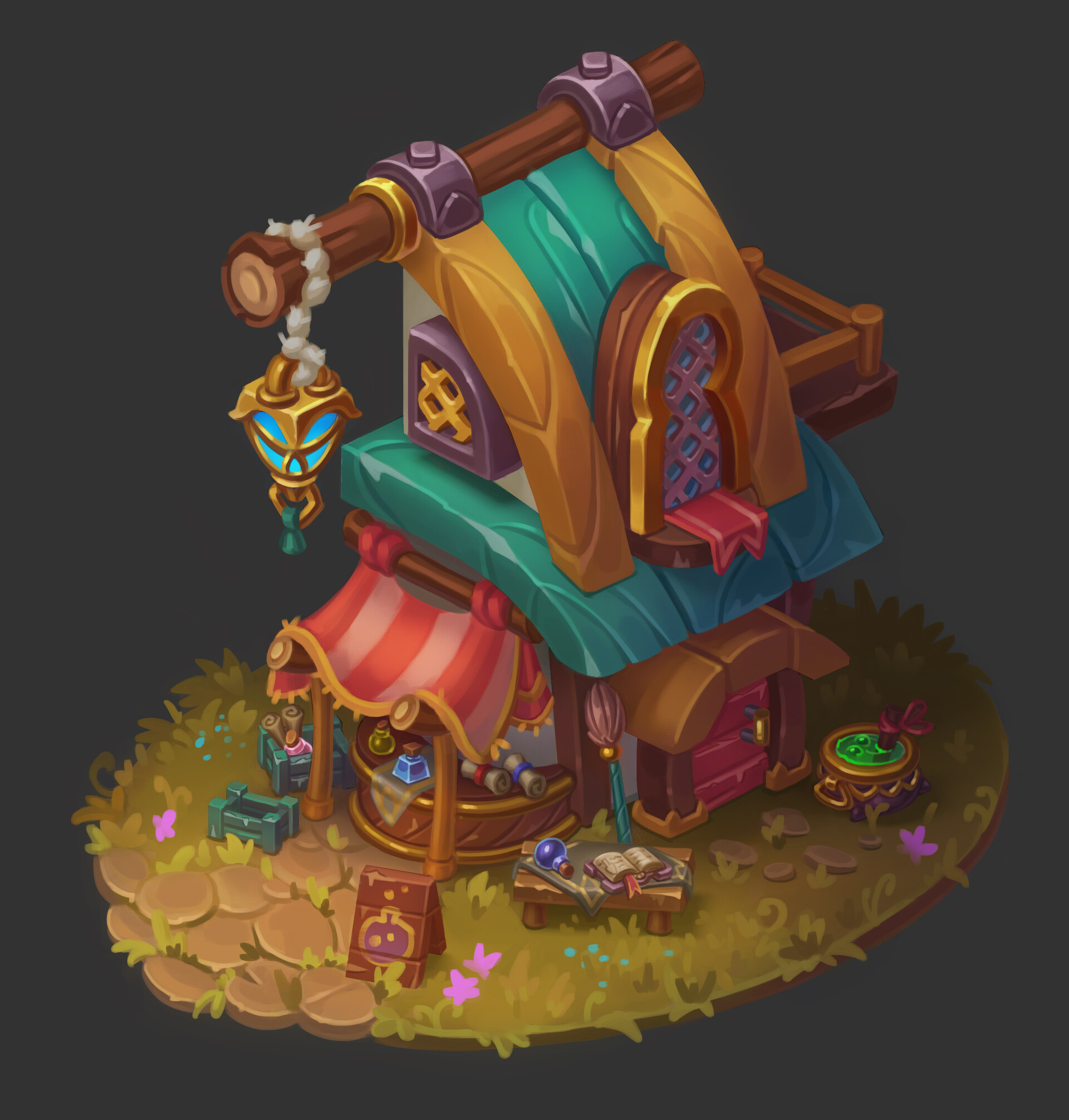 ArtStation - The Magic Potions Shop