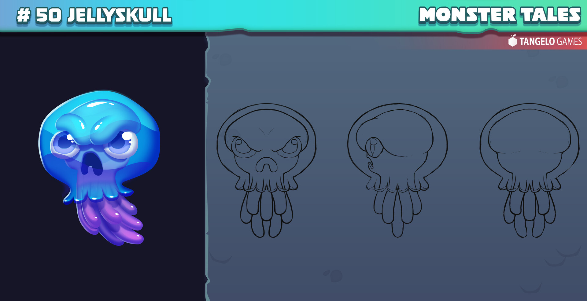 Dani Sepúlveda (Yizard) - Monster Tales Jellytin, Jellyskull and Jellyhelm