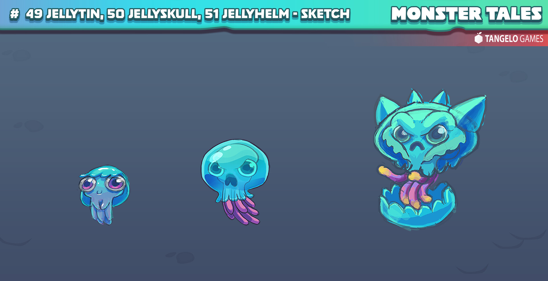 Dani Sepúlveda (Yizard) - Monster Tales Jellytin, Jellyskull and Jellyhelm