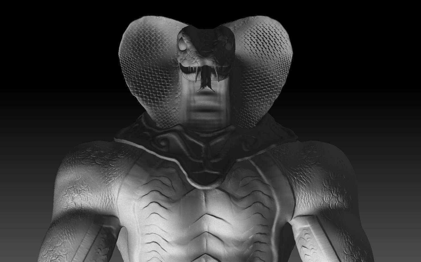 ArtStation - A SNAKEMAN wip