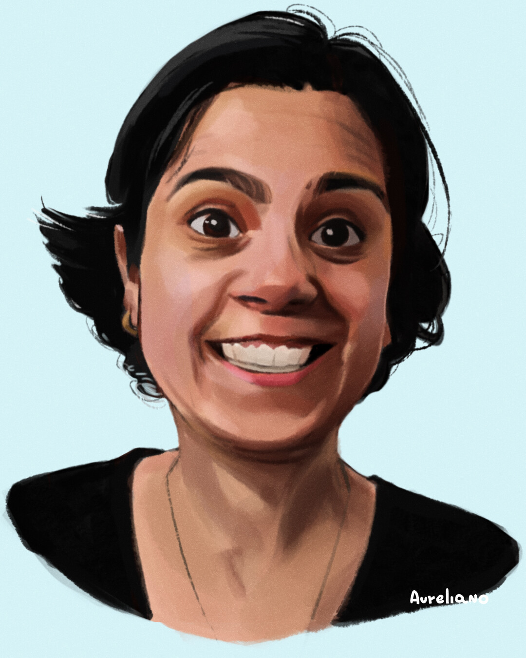 ArtStation - Portrait my teacher