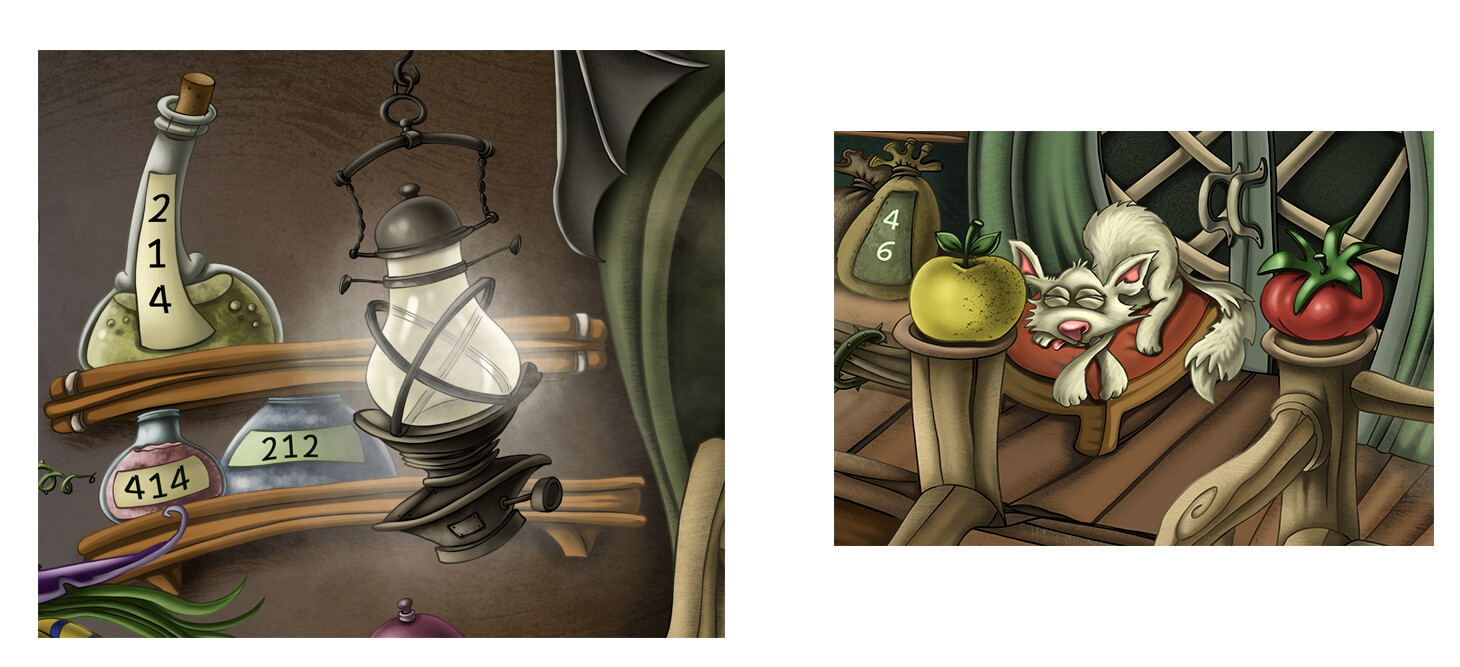 ArtStation - Illustration of the evil witch Shonka