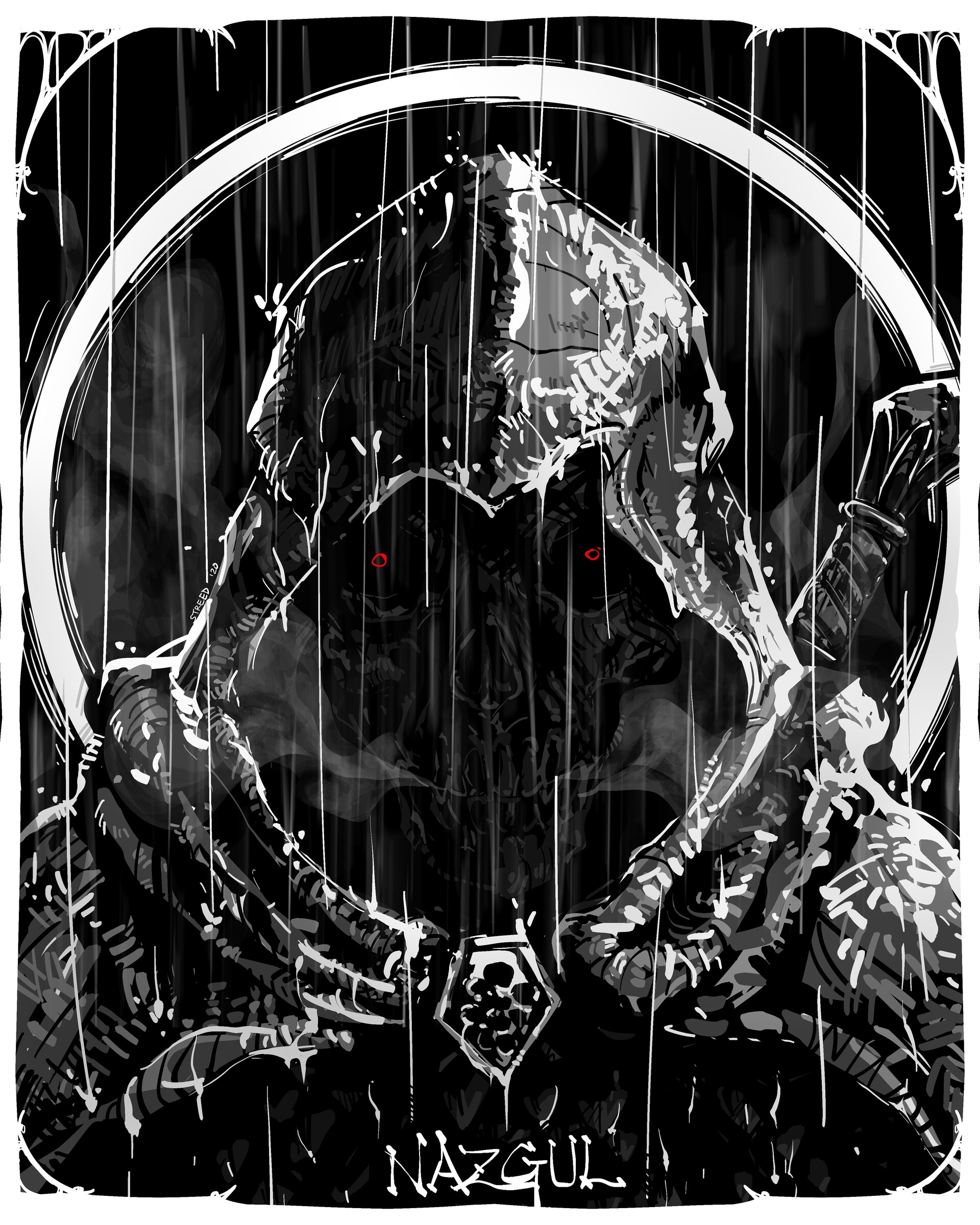 ArtStation - Character Portrait - Nazgul