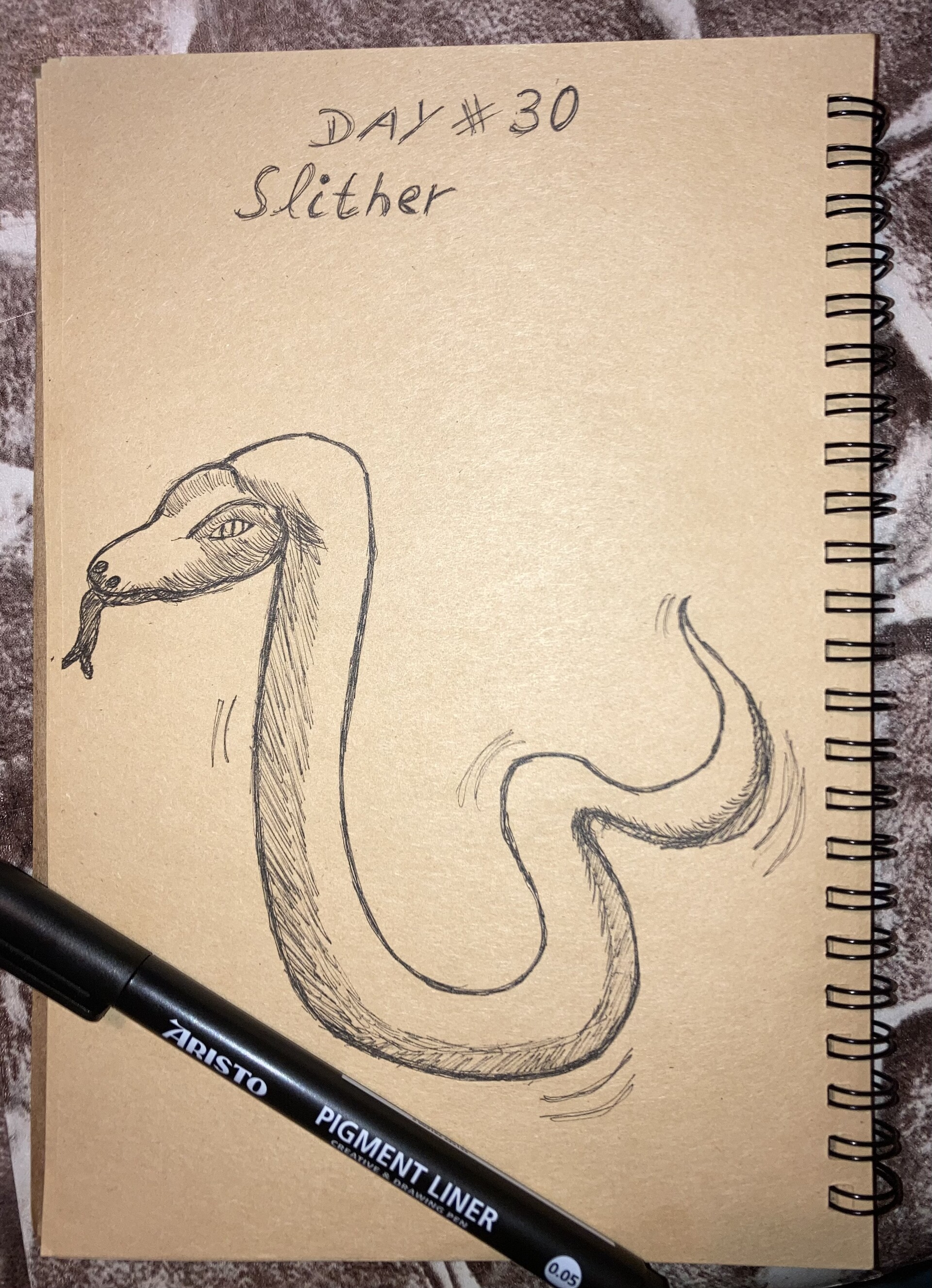 ArtStation - Inktober 2021/ Day 30 - Slither