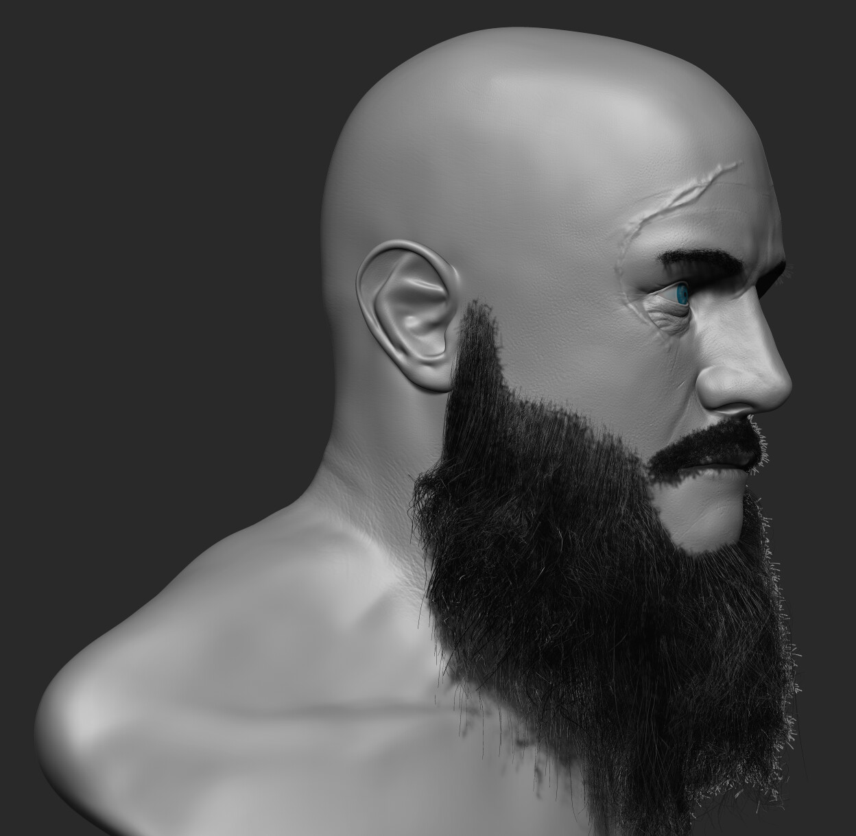 Mike Langran - Ragnar Face Study