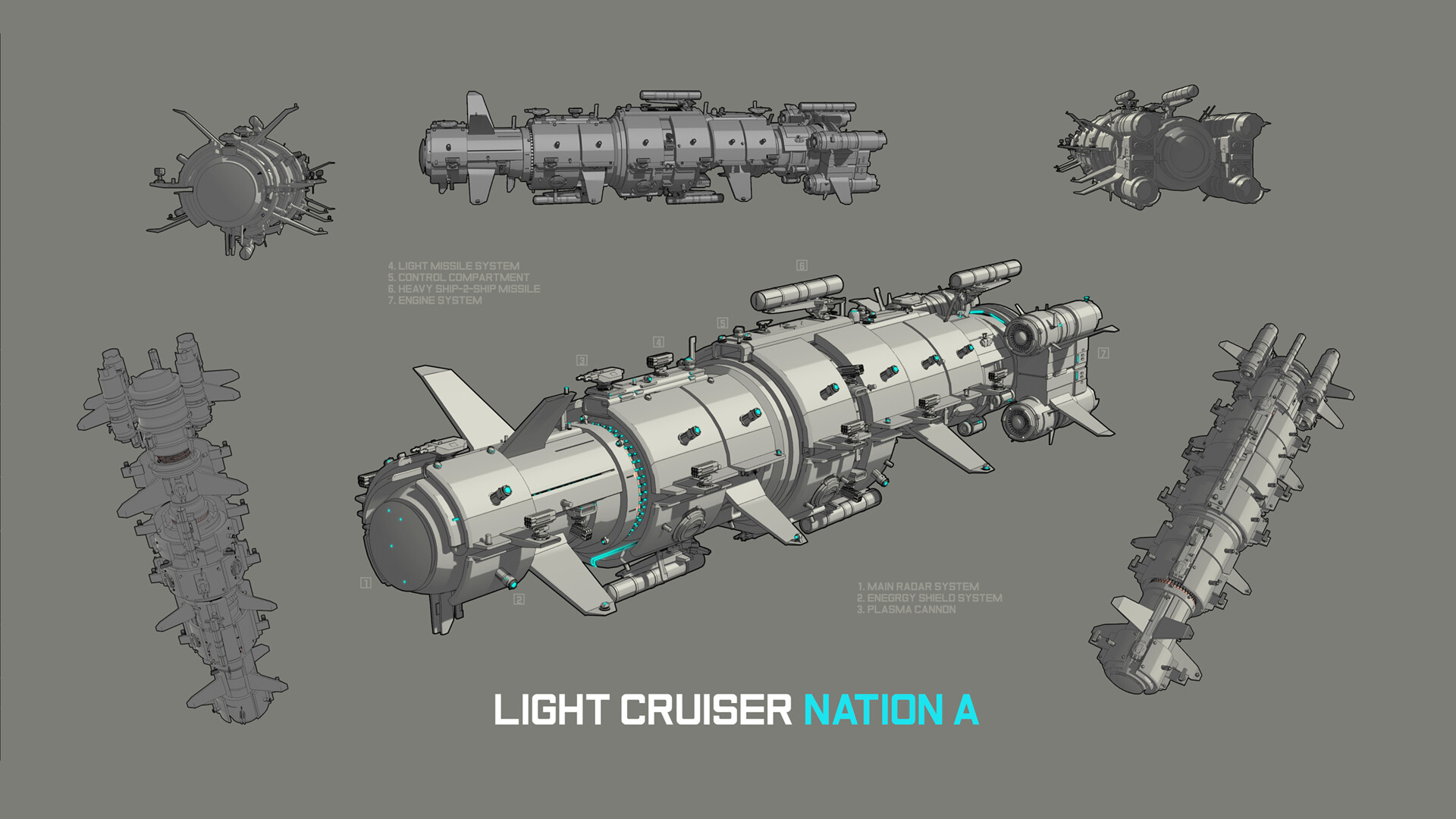 ArtStation - Battlecruiser Concept