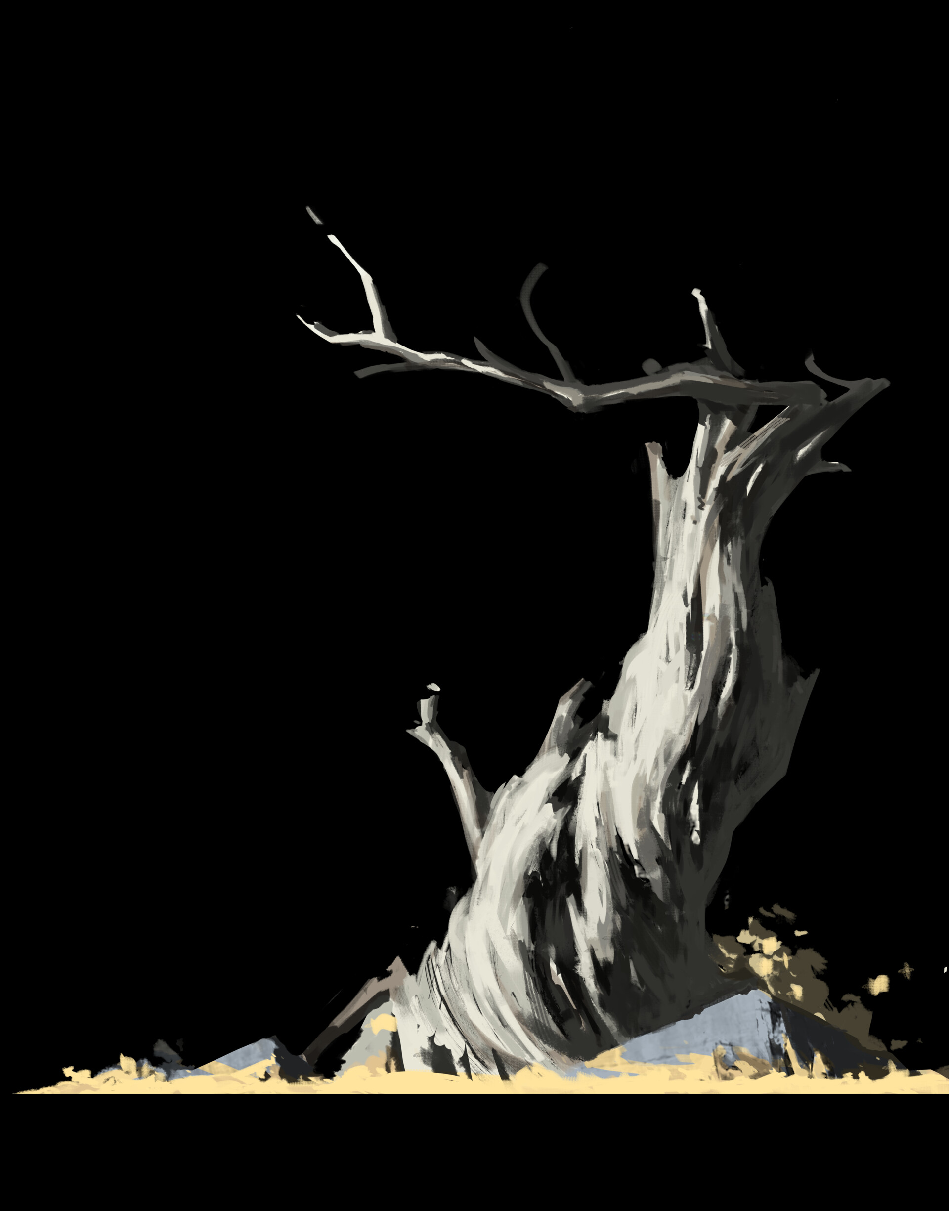 ArtStation - withered tree