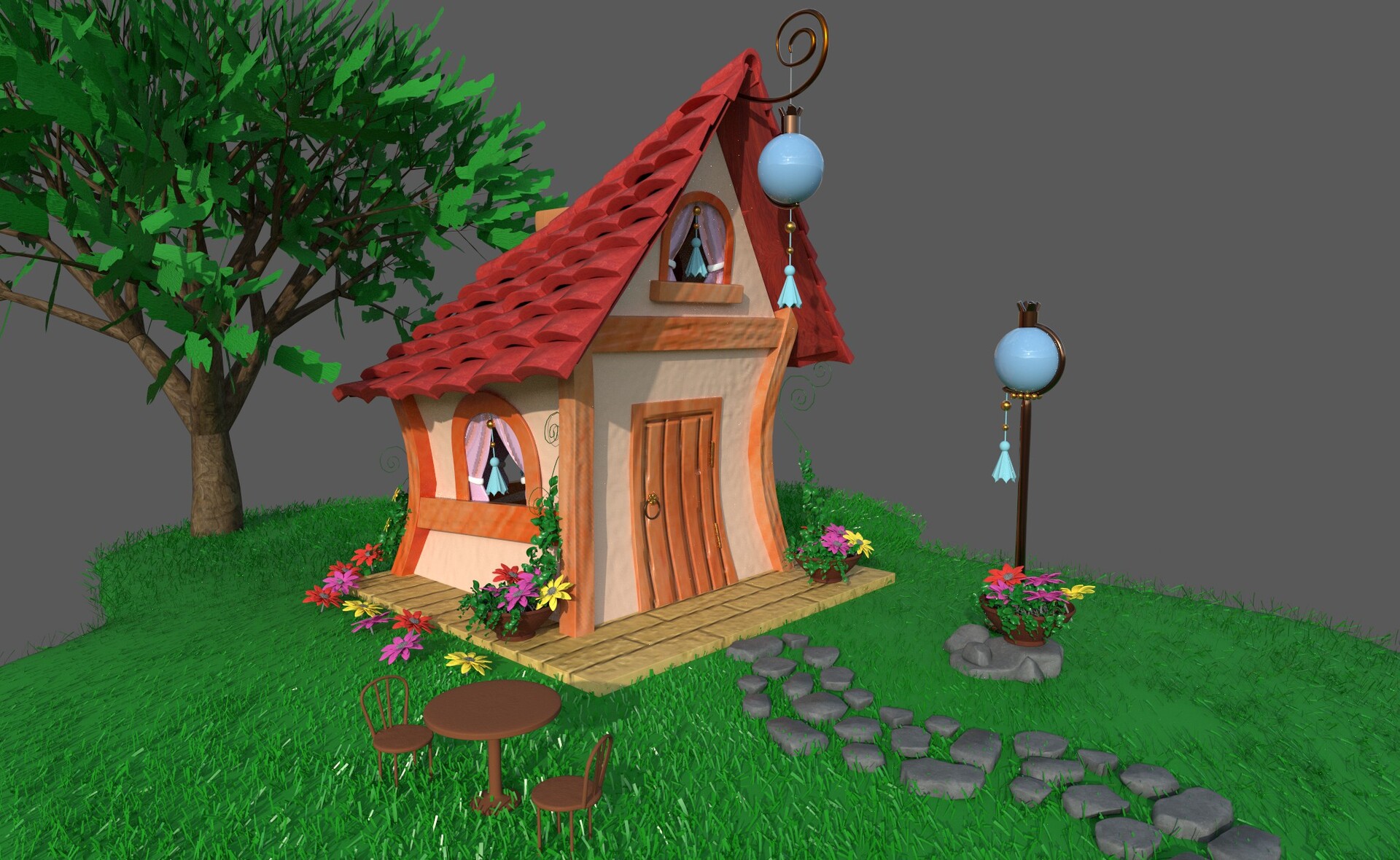 ArtStation - Flower House