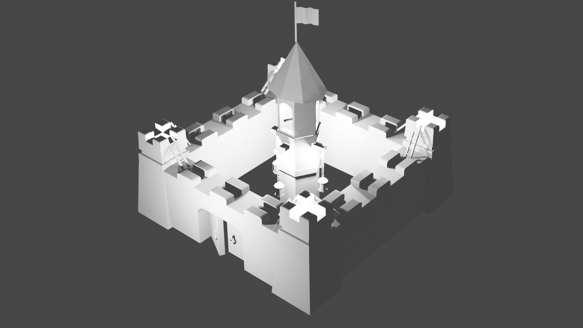 ArtStation - low_poly_castle