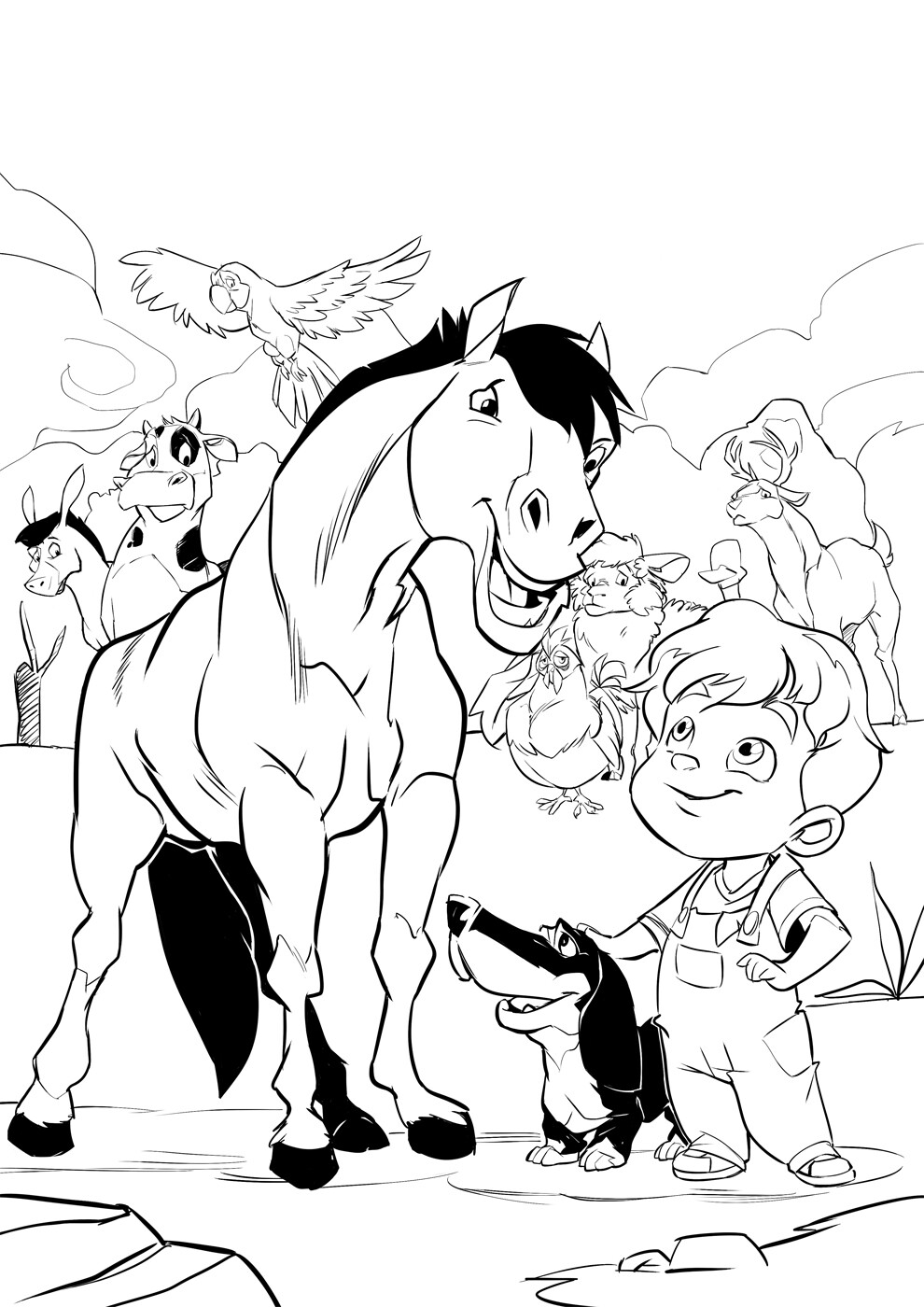 ArtStation - CHILDREN'S BOOK: FREDERICK AND THE ENCHANTED TRUCK OF THE ...