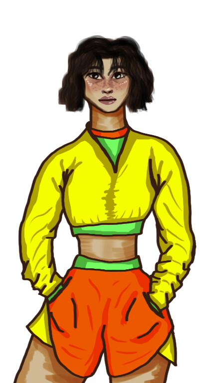 Sarah Grimes - The beginning stages of some character designs