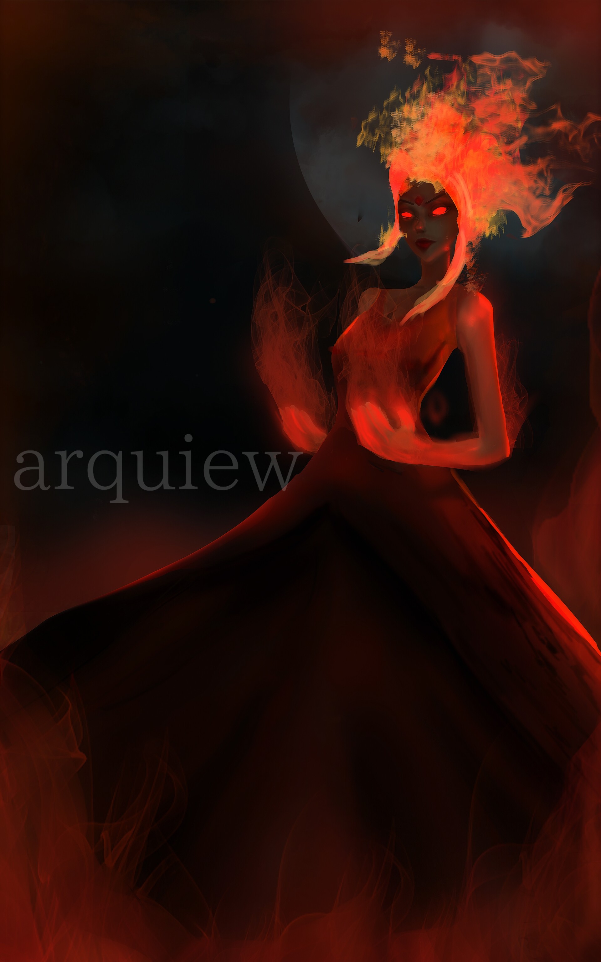 ArtStation - fire princess