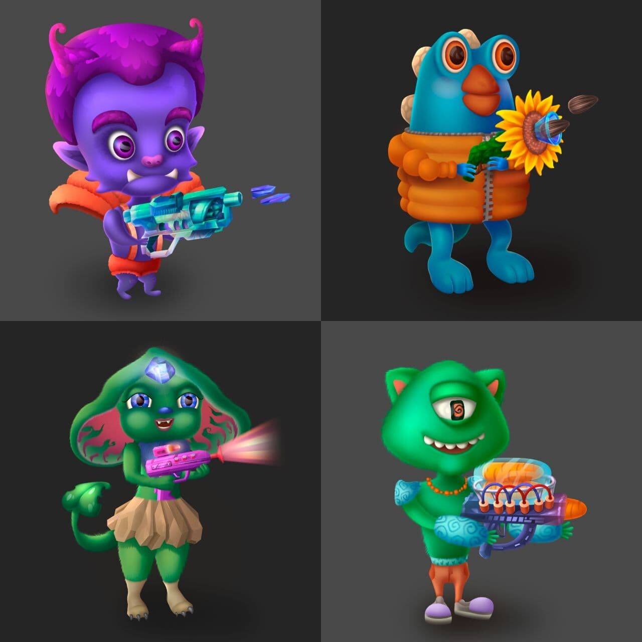 ArtStation - Wonderful Monsters