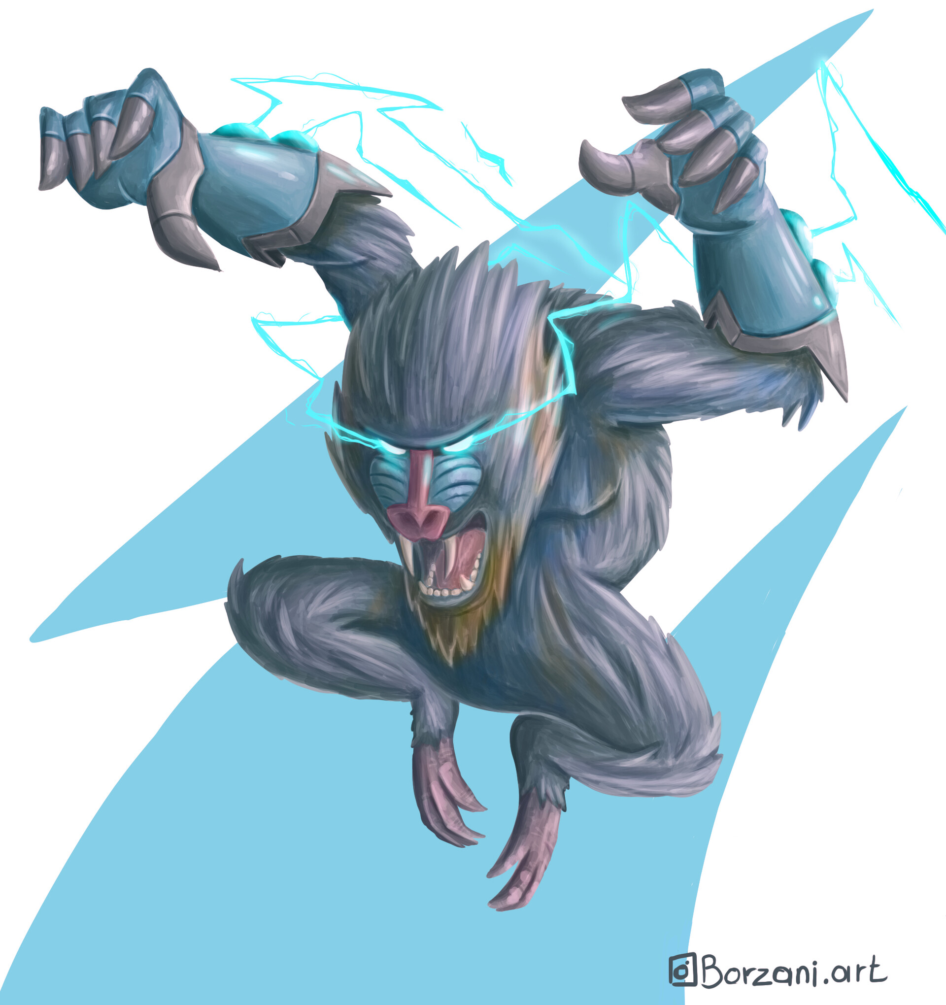 ArtStation - Electric Mandrill