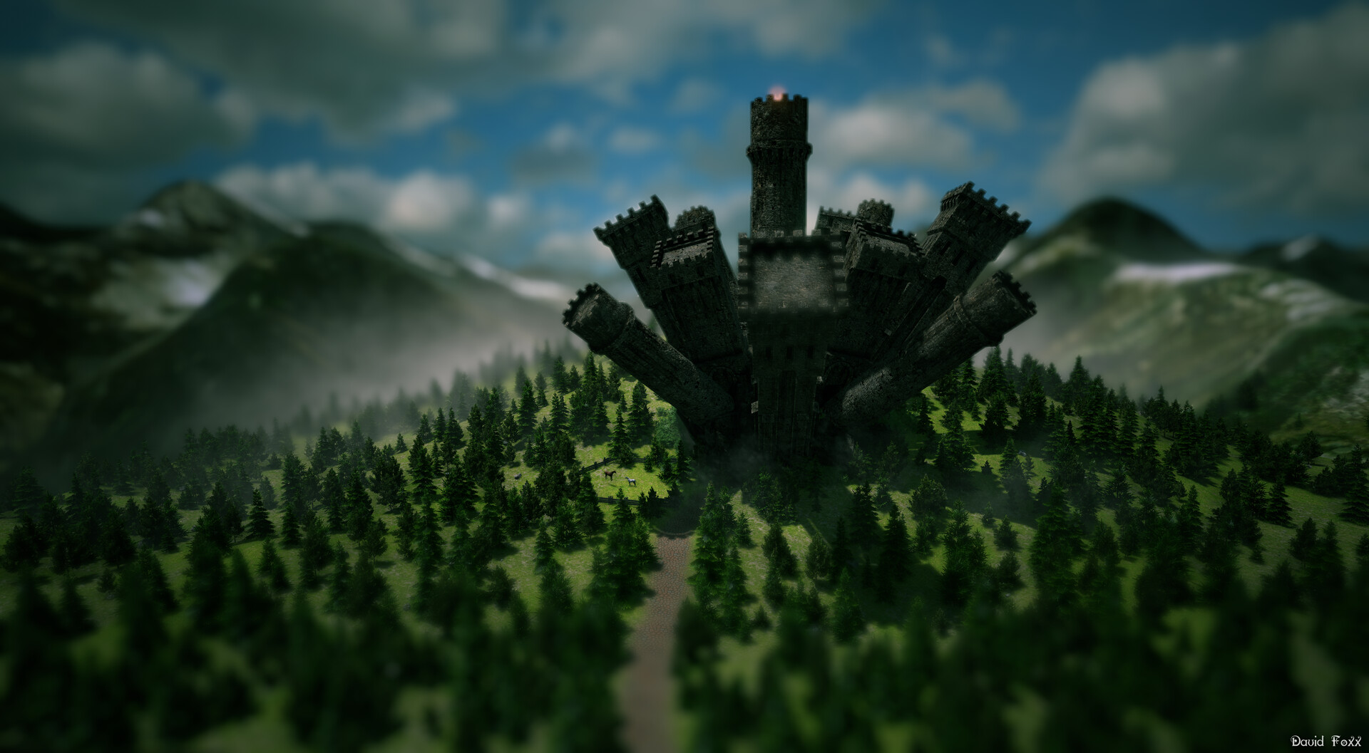 ArtStation - Urchin castle