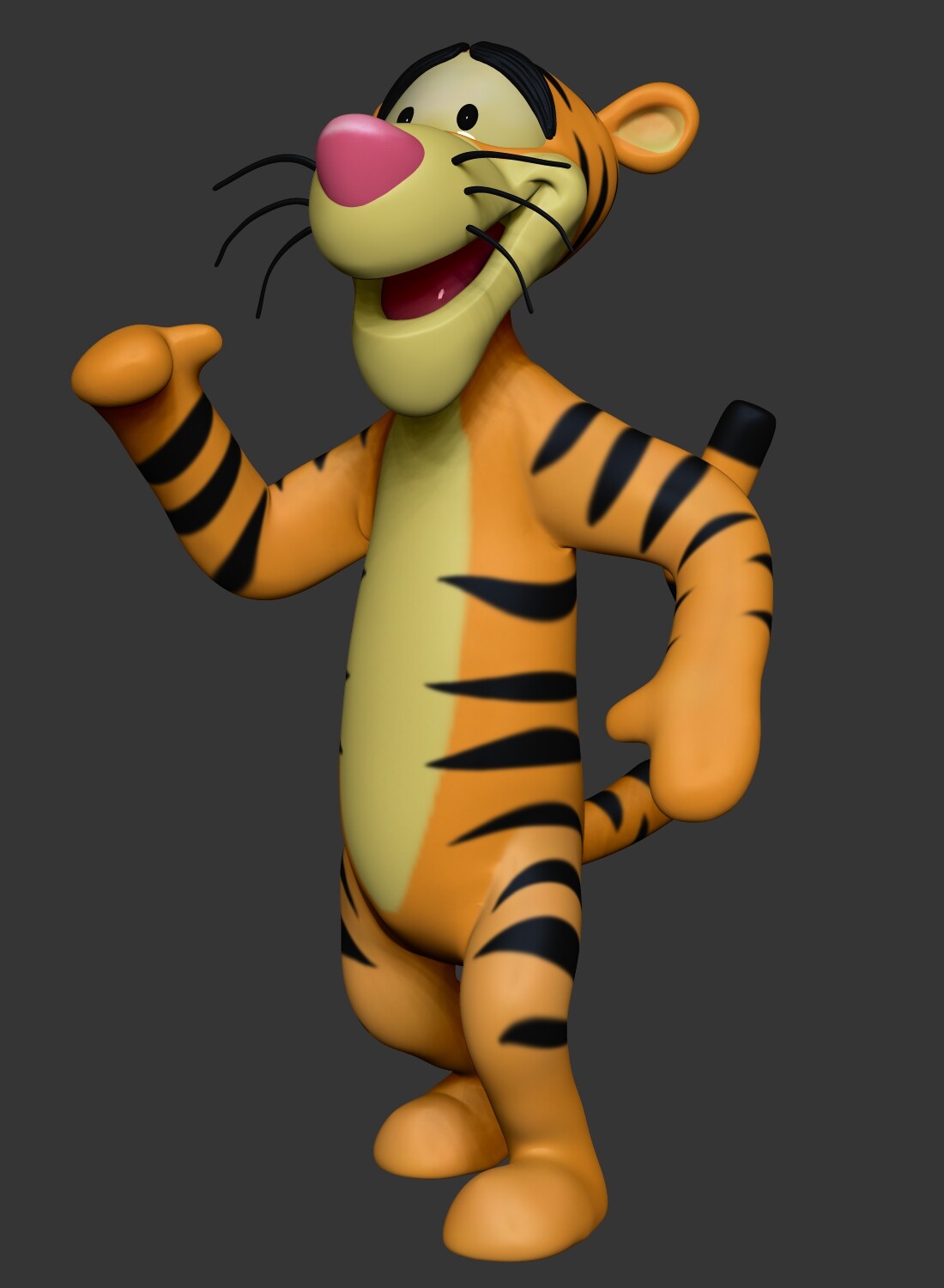 ArtStation - tigger disney fanart