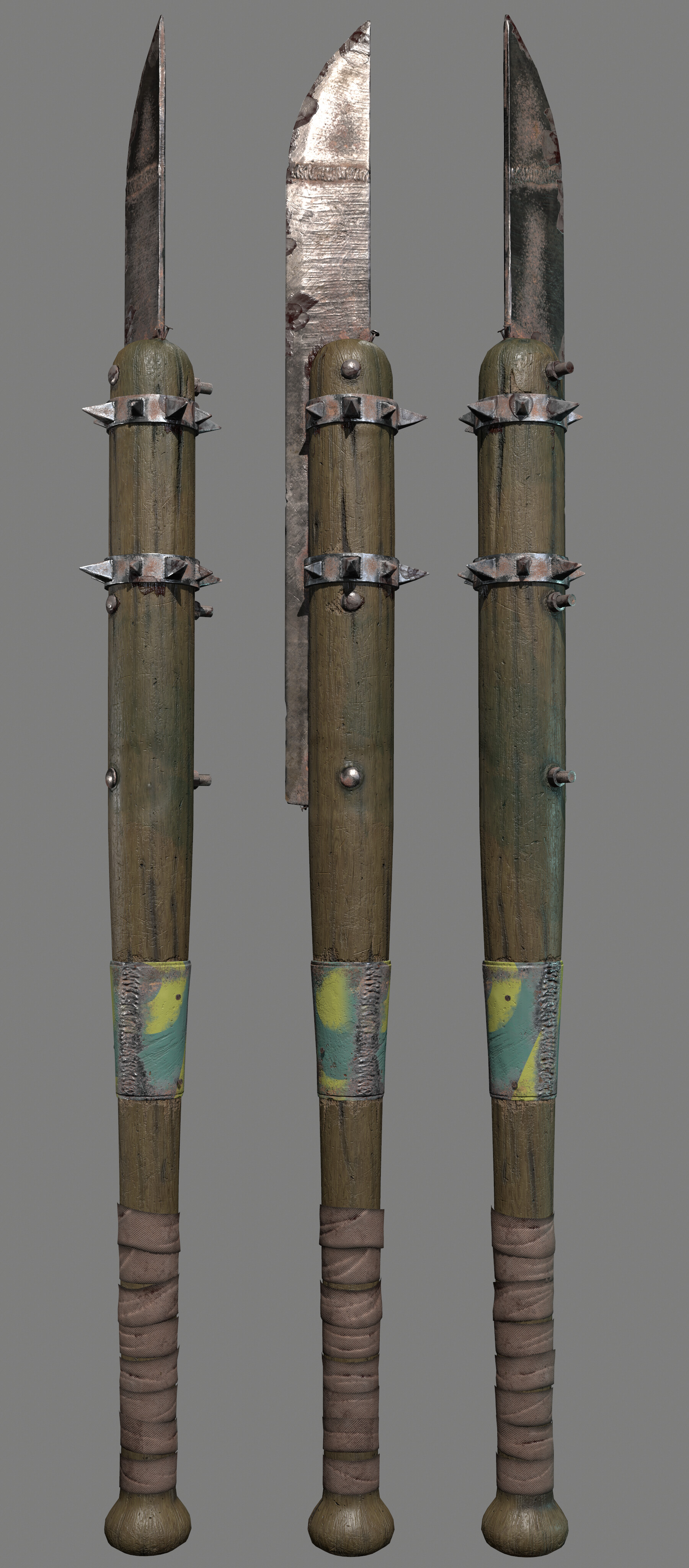 ArtStation - baseball bat weapon
