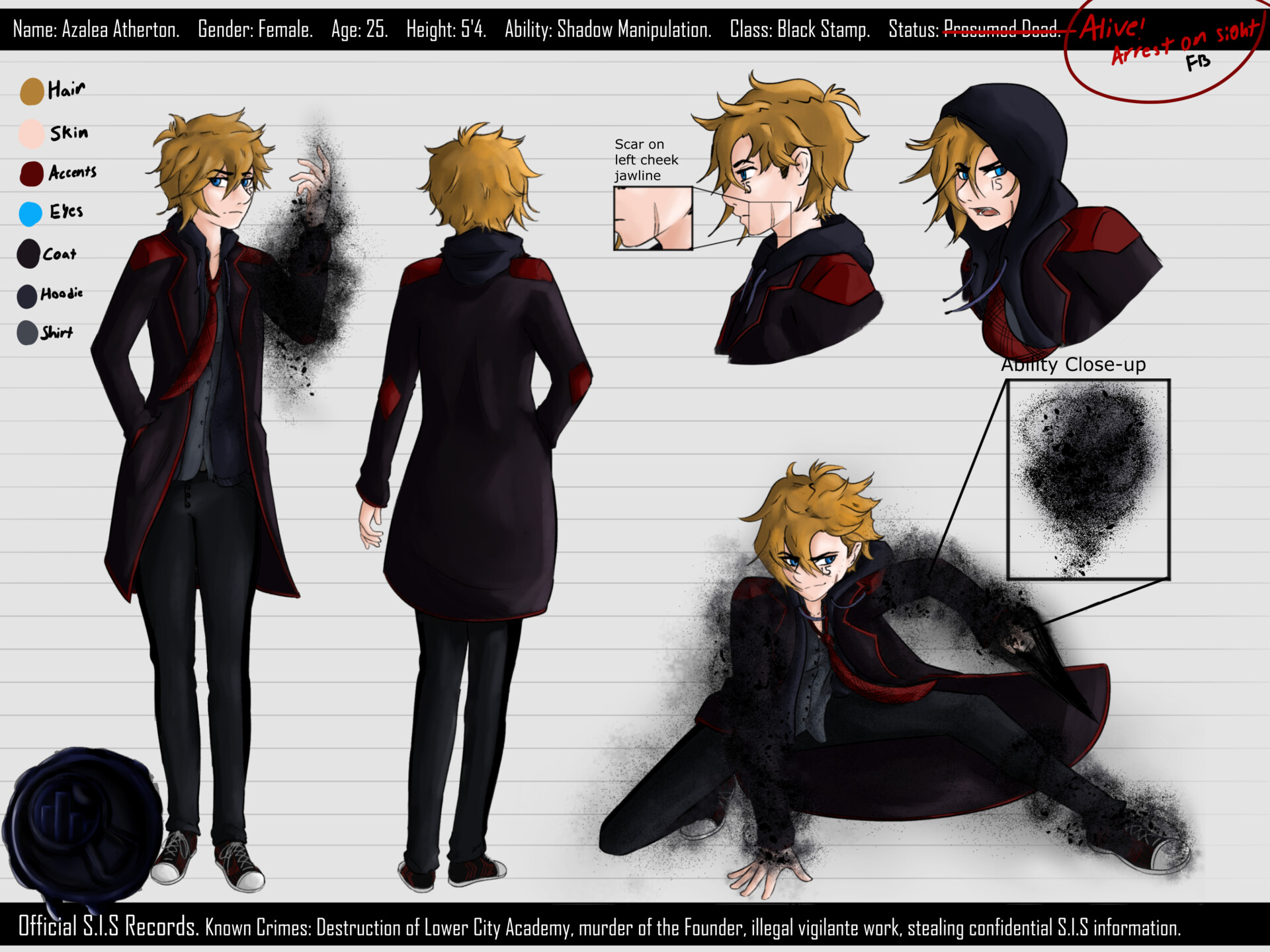 ArtStation - Azalea Character Design Sheet