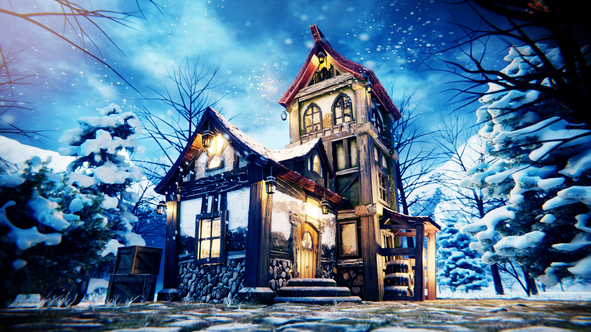 ArtStation - Stylized Fantasy House