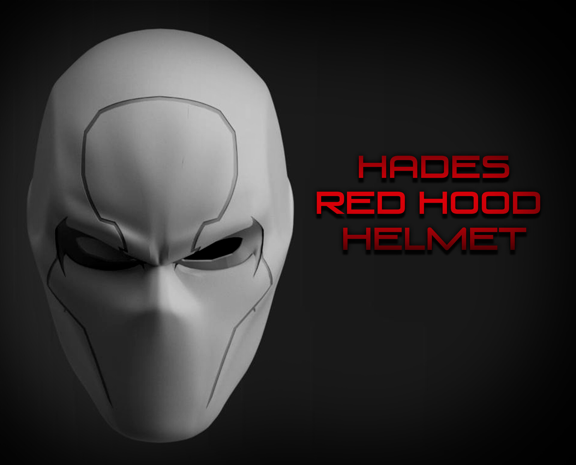 ArtStation - Hades Red Hood Helmet