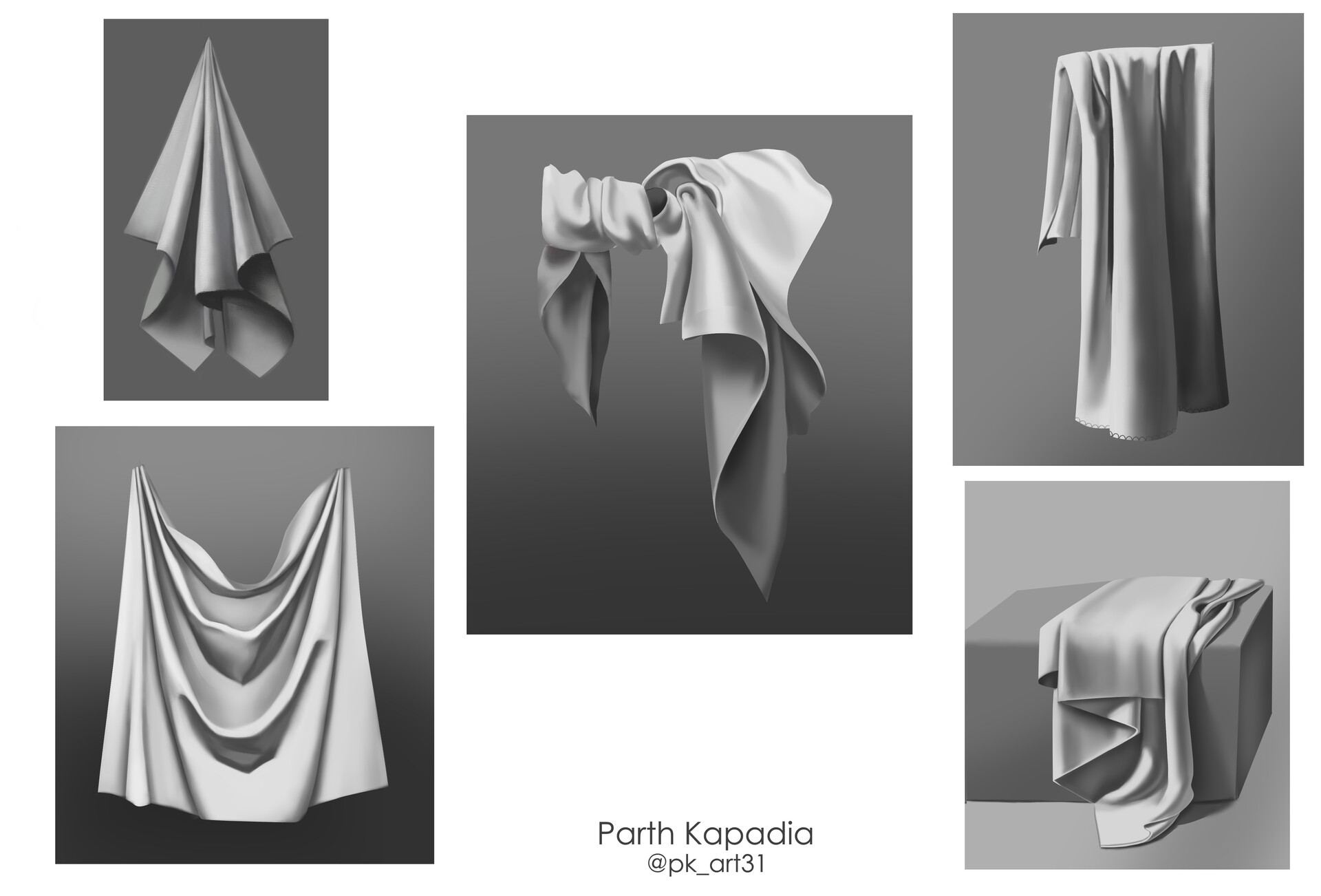ArtStation - Cloth Study