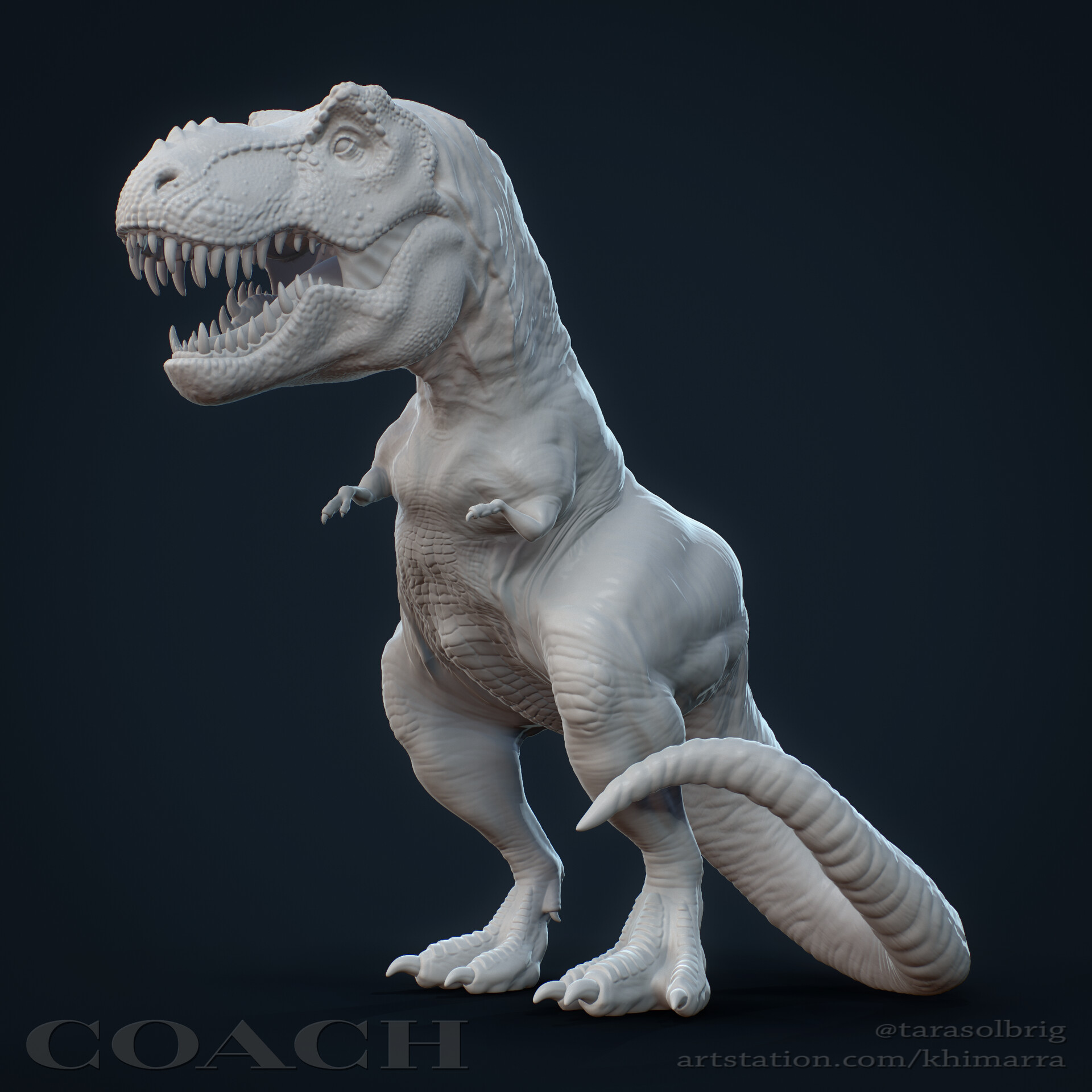 ArtStation - Coach: Rexy Sculpt
