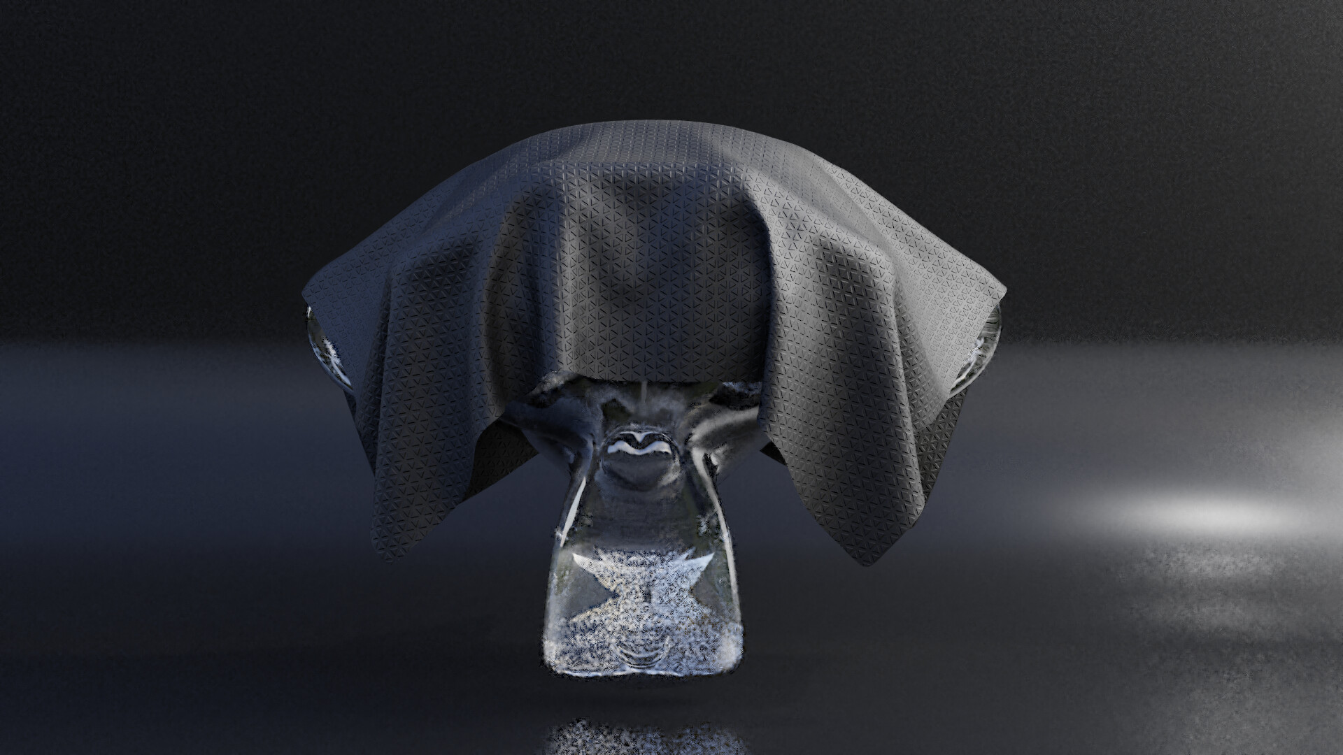 ArtStation - monke with cloth on head