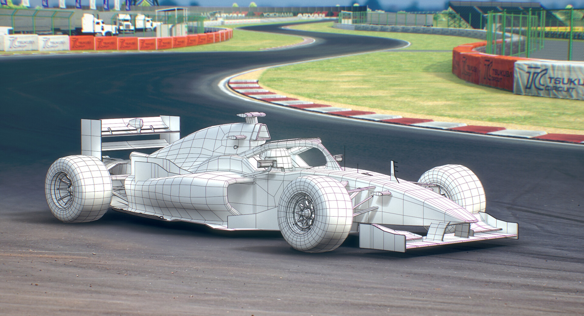 OpticalDreamSoft - Generic Formula Race Car 05 Low-poly PBR 3D model