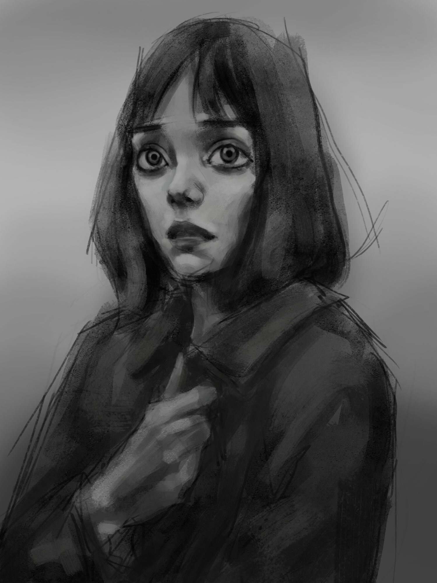 ArtStation - portrait number monka