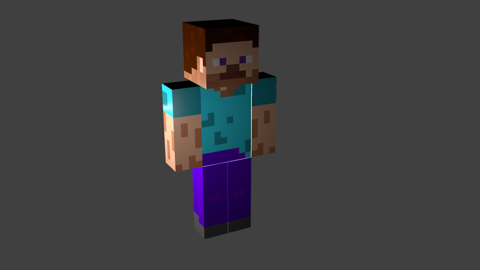 ArtStation - Minecraft Steve