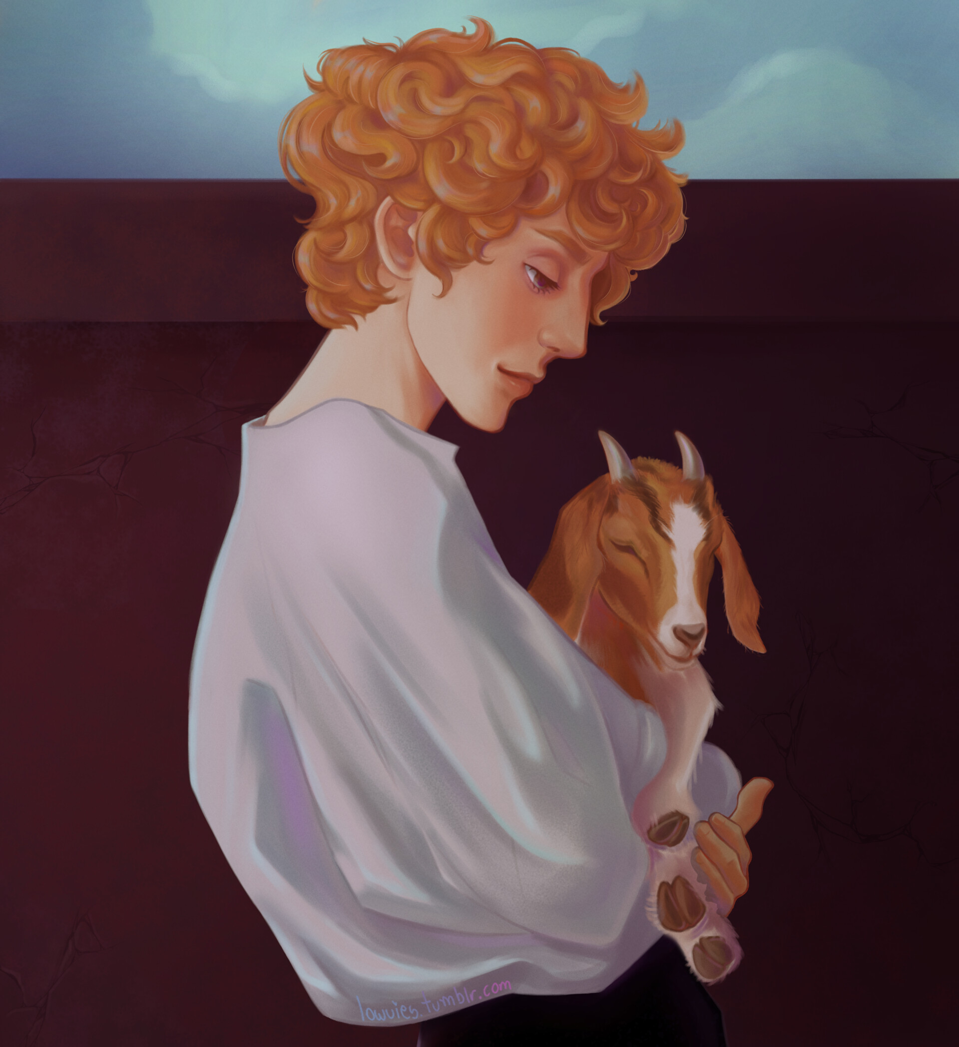 ArtStation - Boy and goat