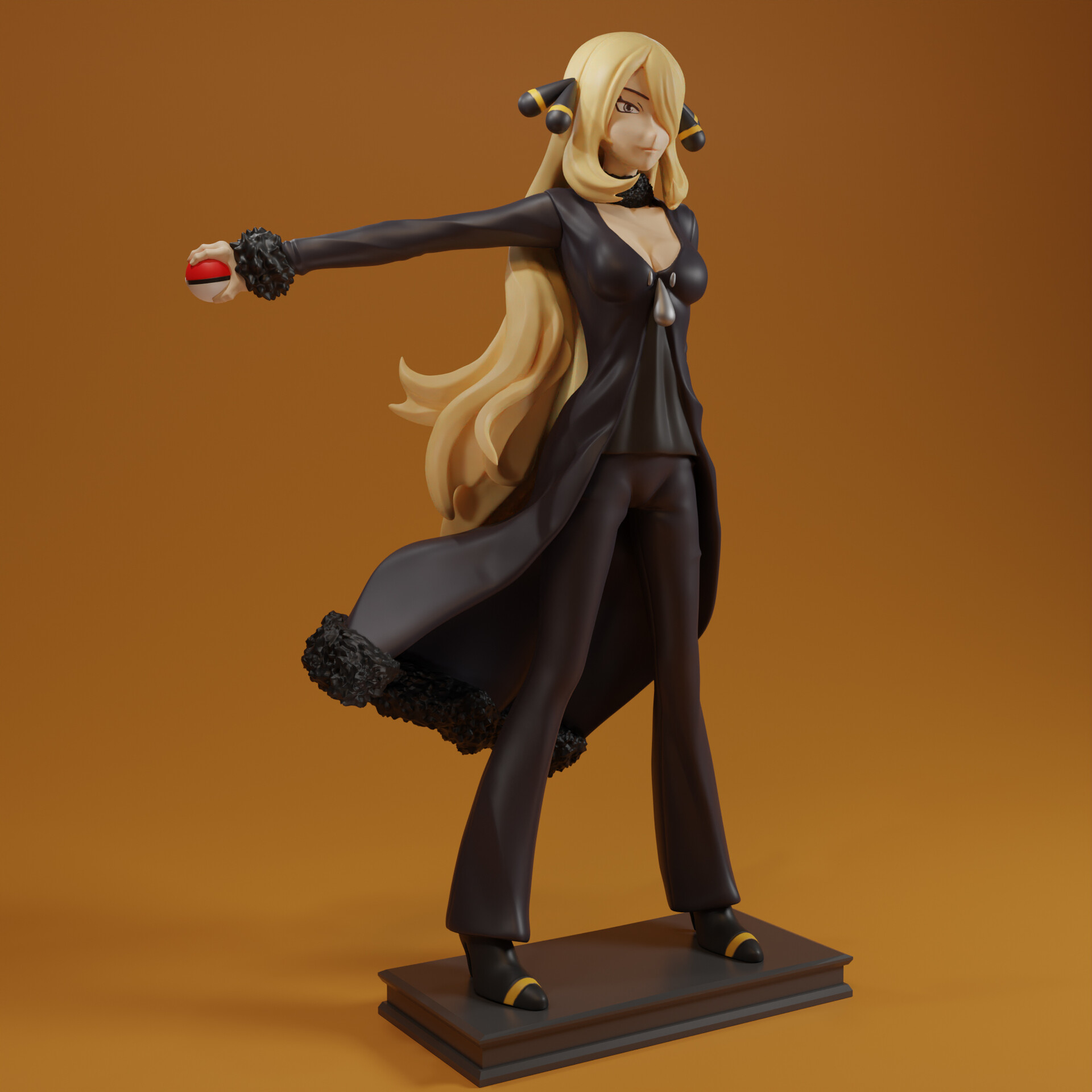 Davide Rinaudo - Cynthia Pokemon fanart