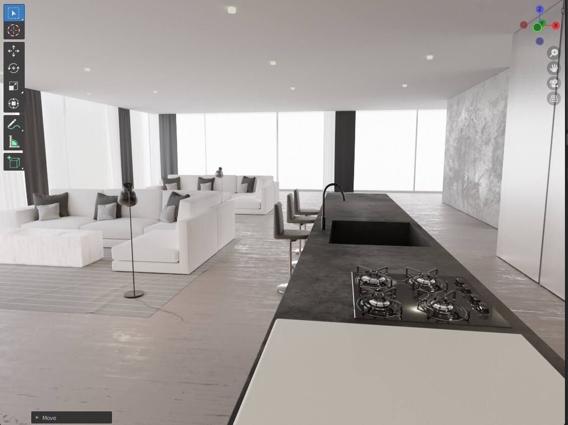 ArtStation - archviz blender