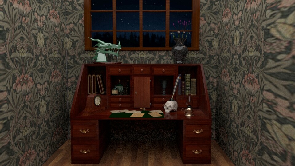 Modern Gothic Desk