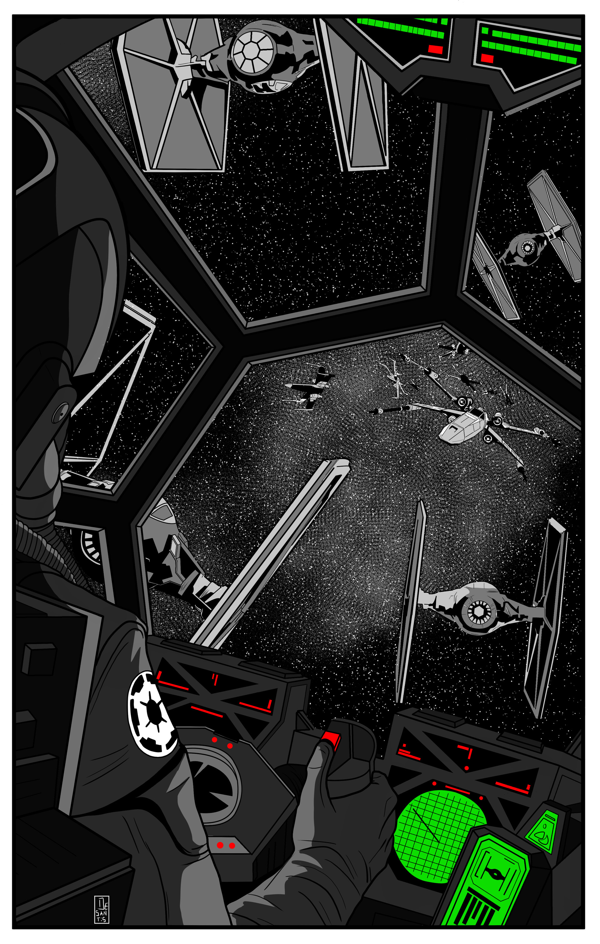 ArtStation - Tie Fighter