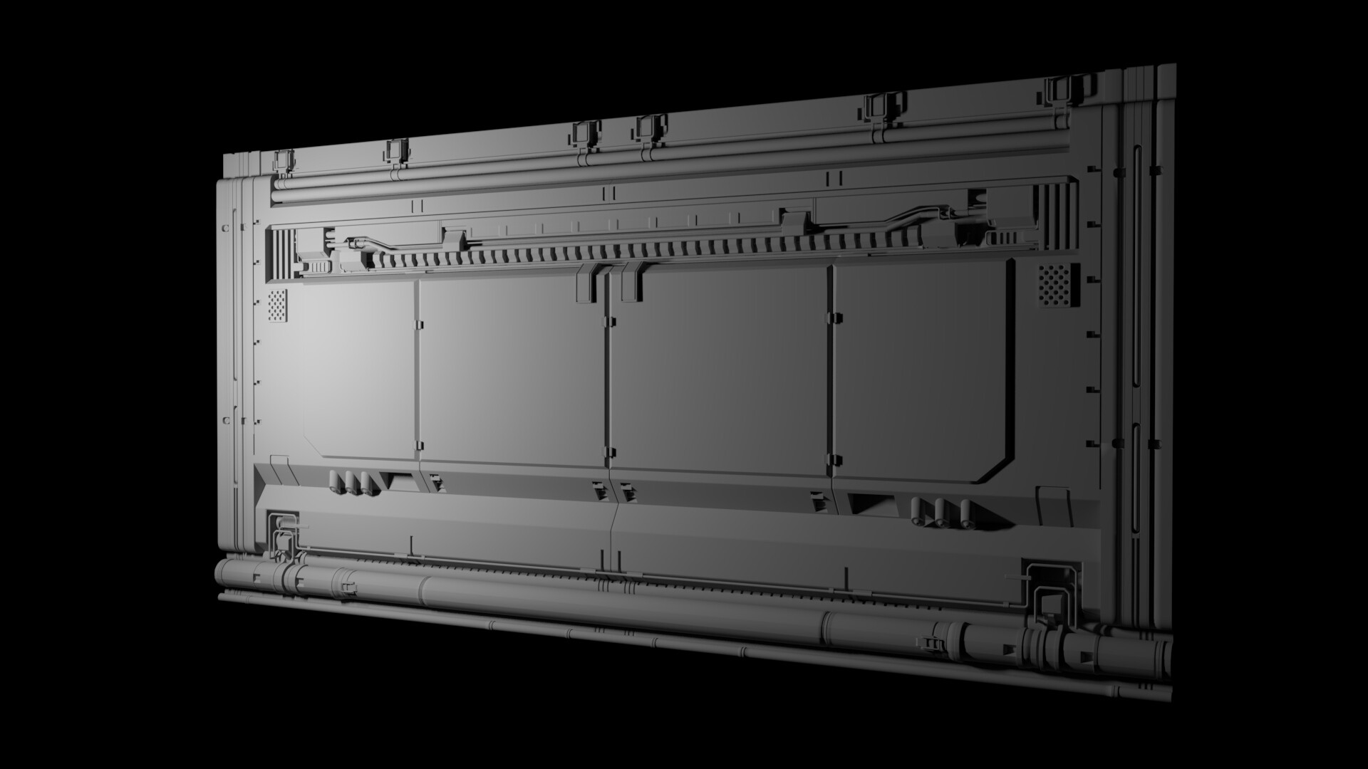 ArtStation - Halo Wall Panel