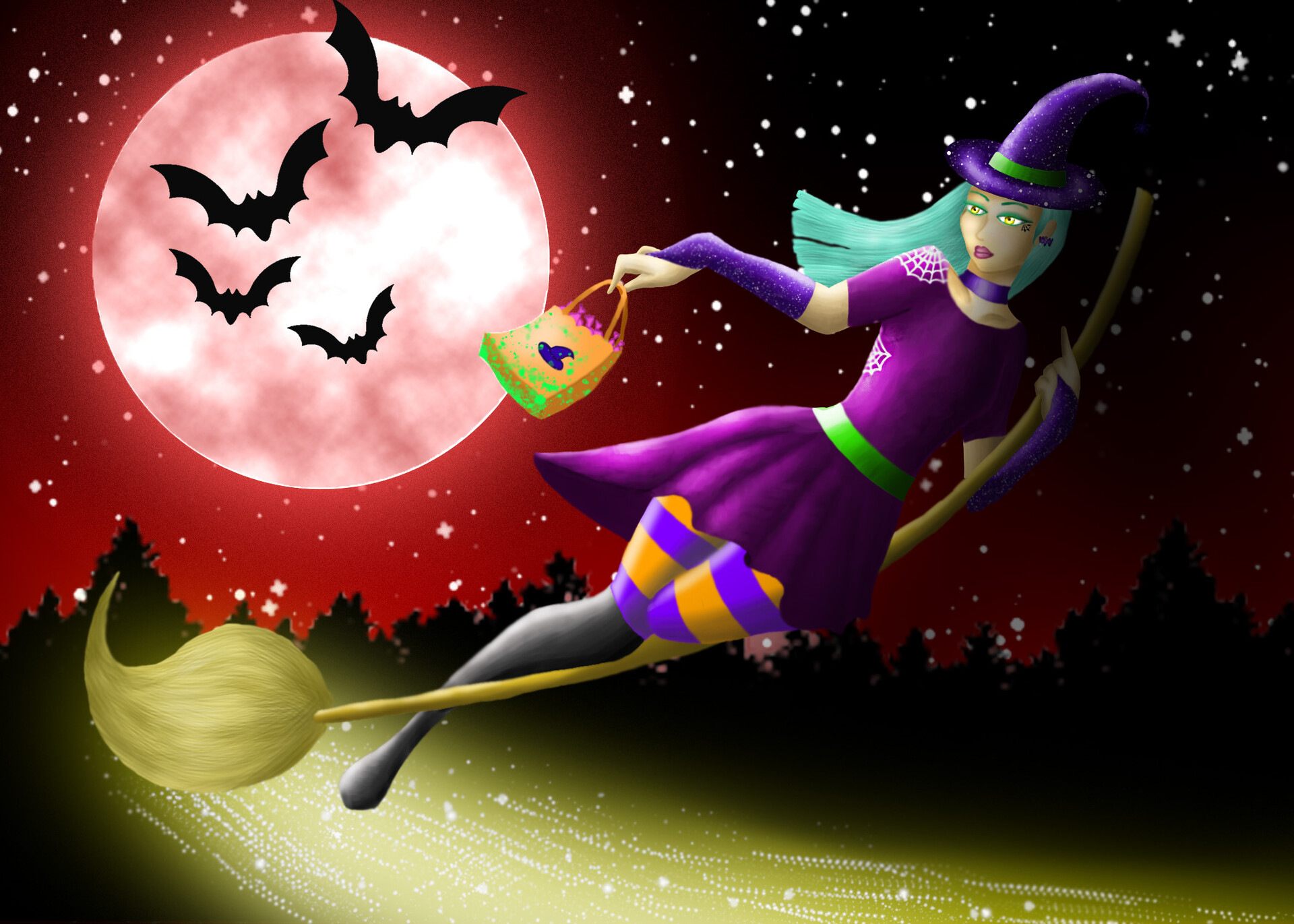 ArtStation - Halloween Witch