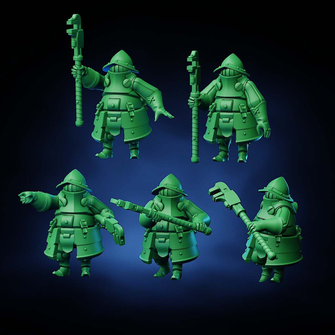ArtStation - Worker Golems