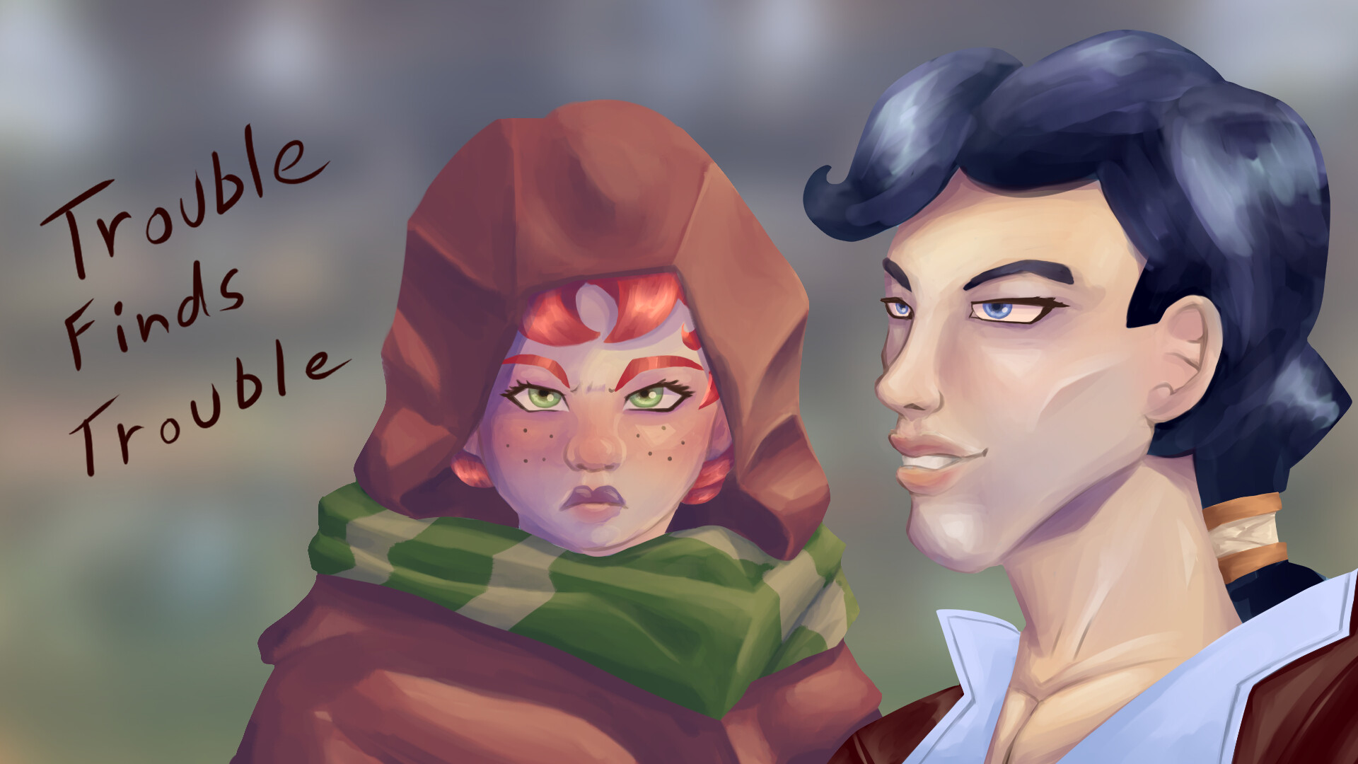 ArtStation - Trouble Finds Trouble