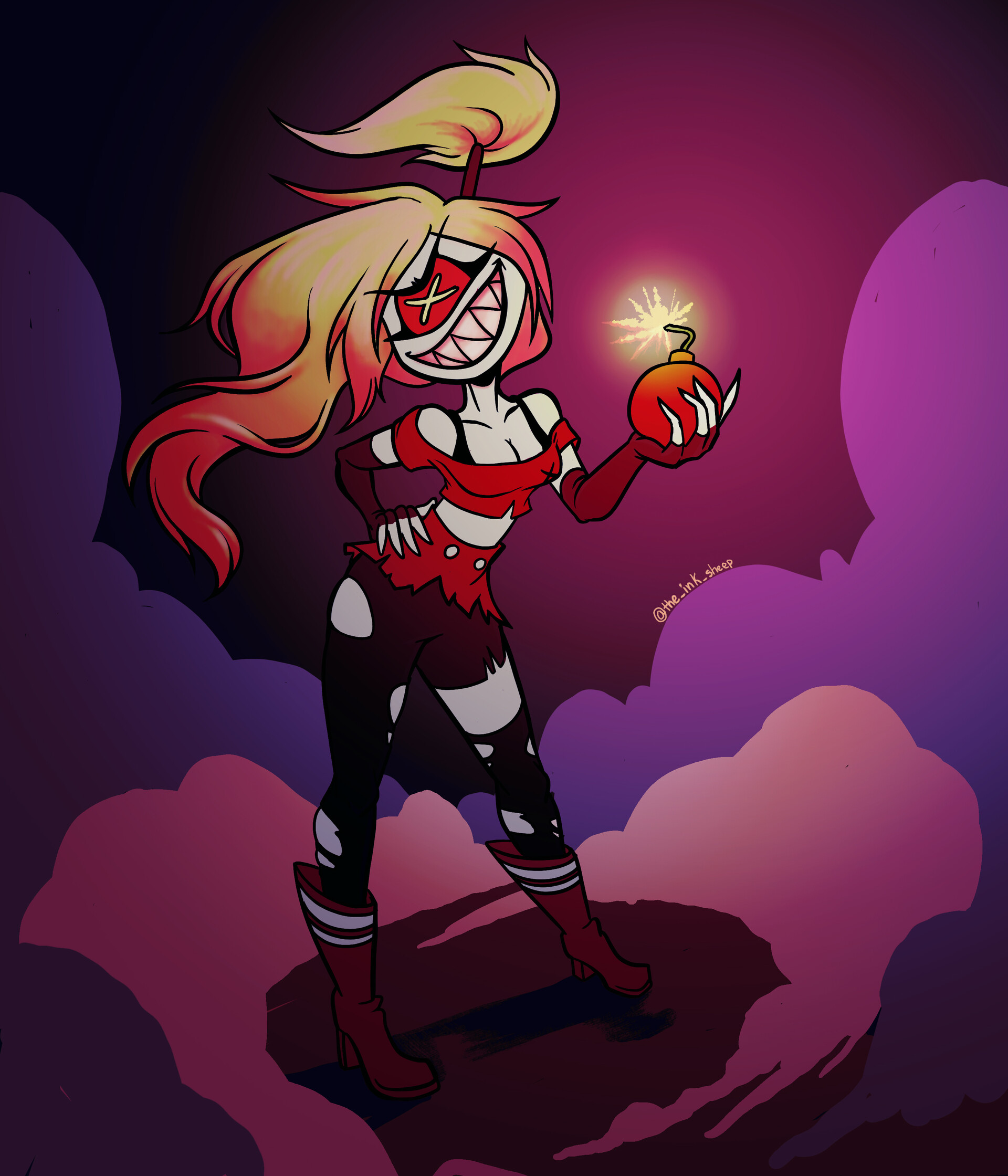Artstation Cherri Bomb Fan Art