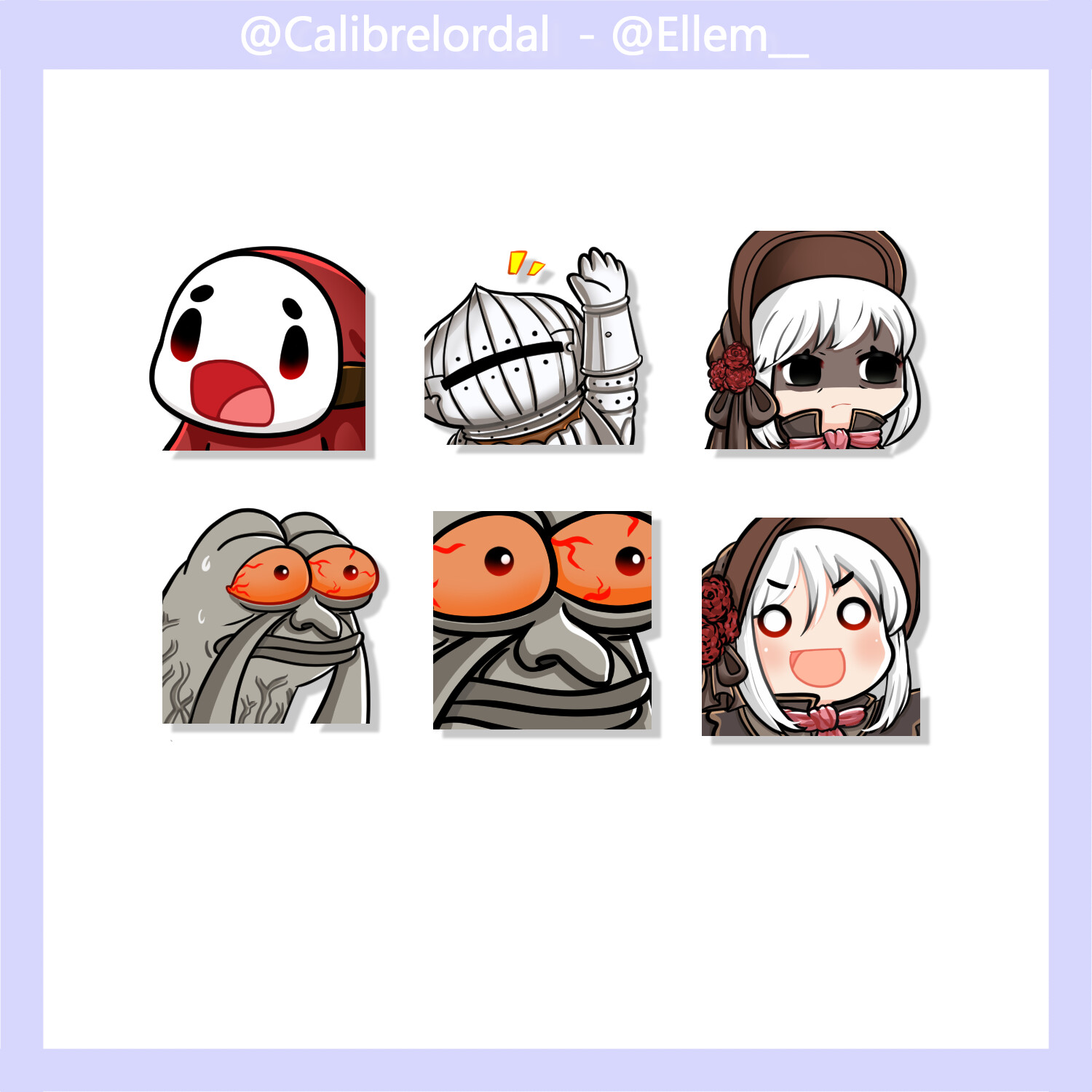 ArtStation - Twitch emotes for distortion2