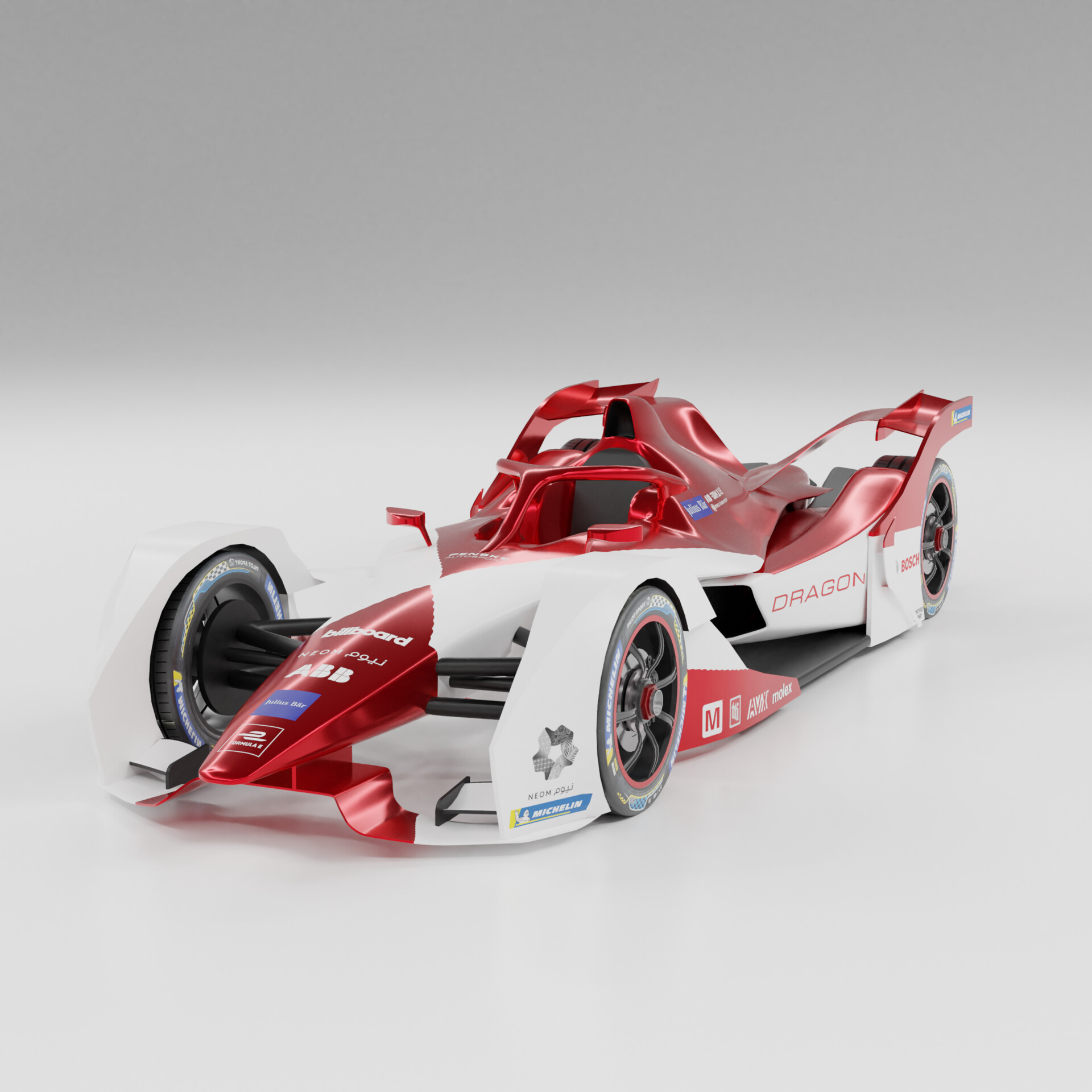 ArtStation - Formula E Dragon Racing Livery