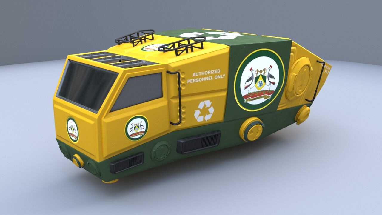 ArtStation - Garbage Truck