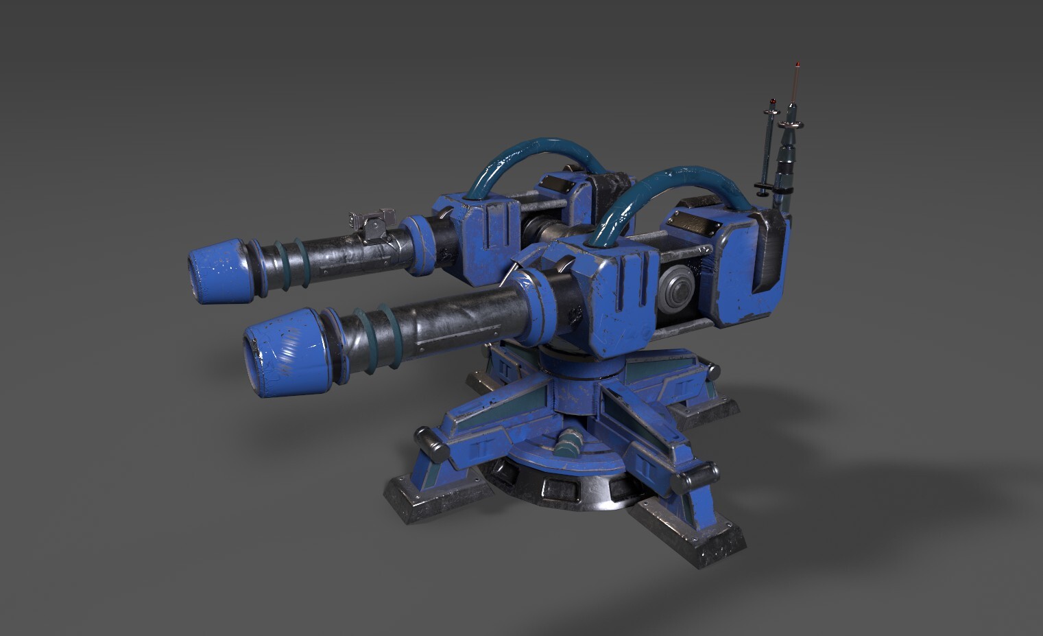 ArtStation - Sci-Fi Gun Turret