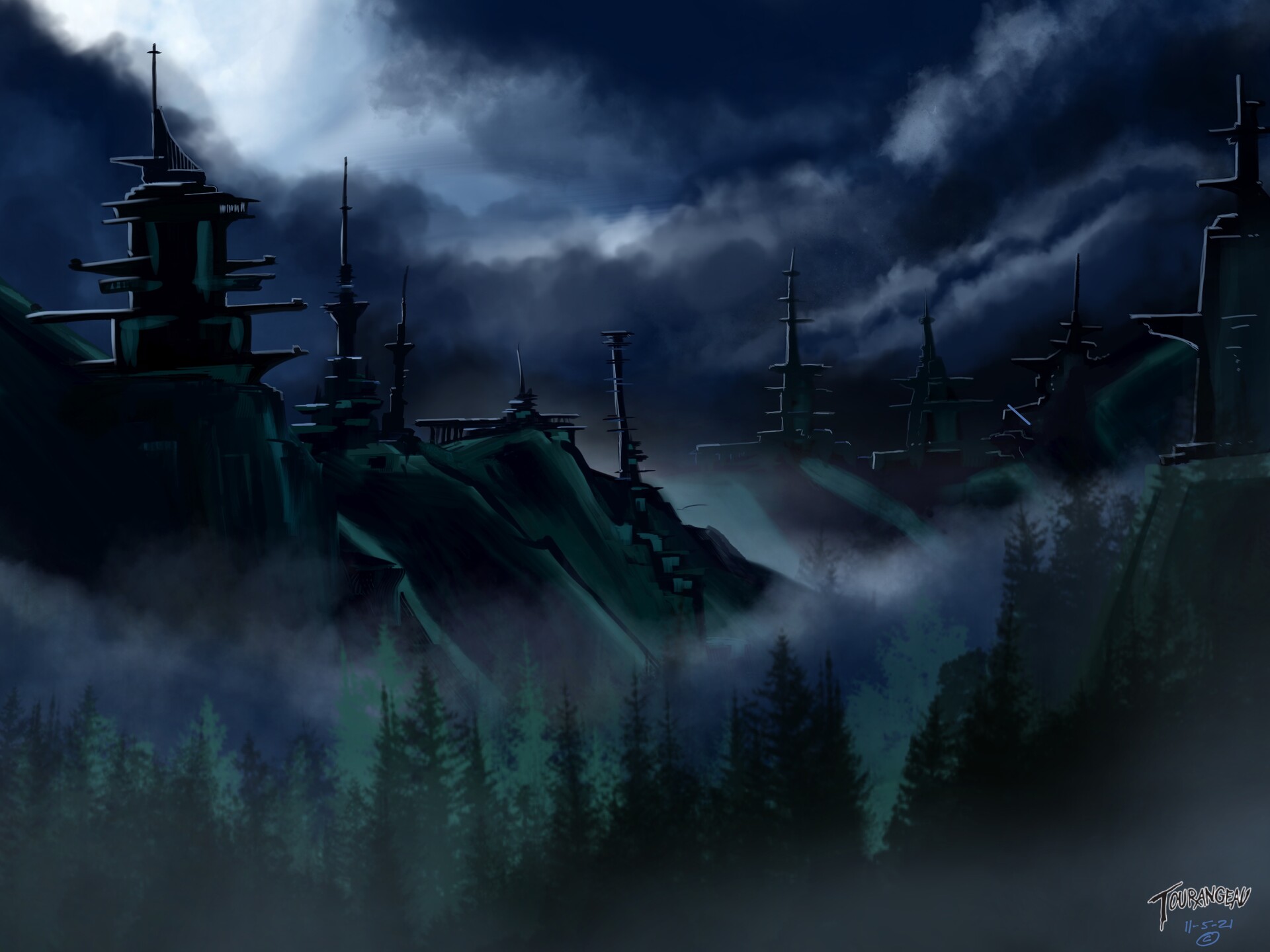 ArtStation - Mountain Lair