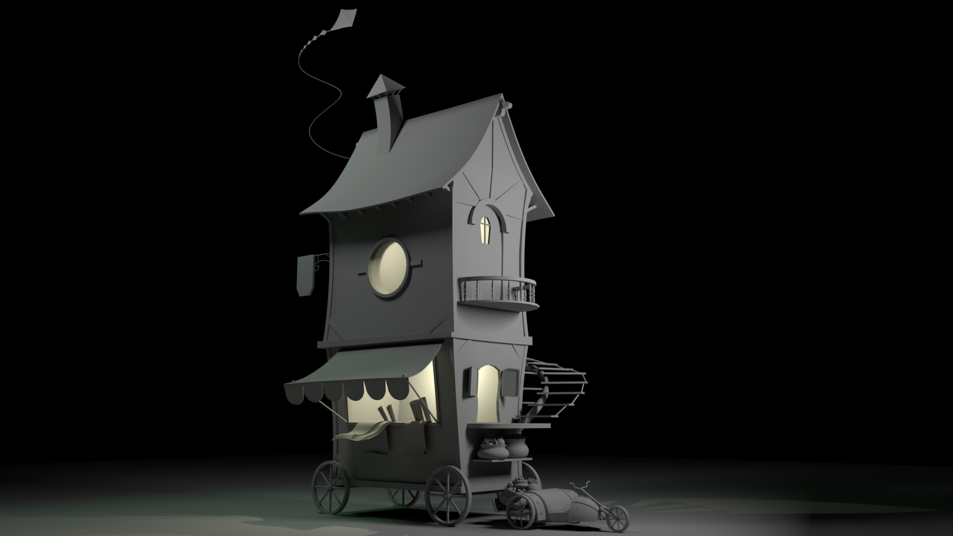 ArtStation - rolling house